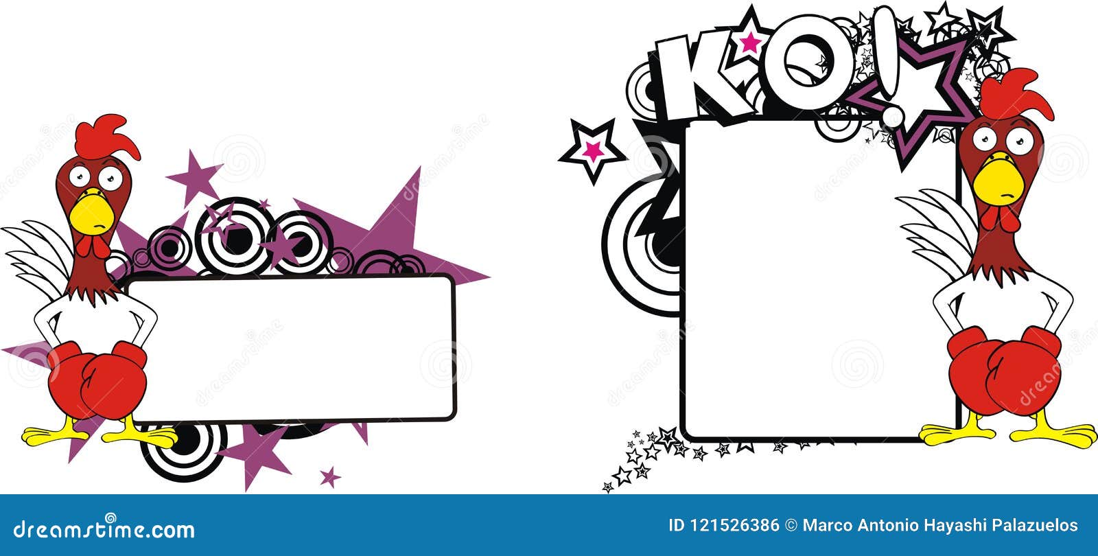 Little Chicken Boxing Cartoon Copyspace Stock Vector - Illustration of ... Little Chicken Boxing Cartoon Copyspace Stock Vector - Illustration of ...
