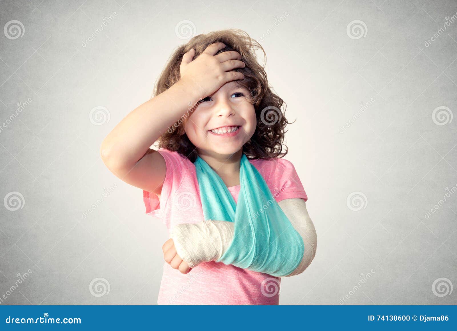 Little Child with Broken Hand Stock Photo - Image of baby, emergency ...