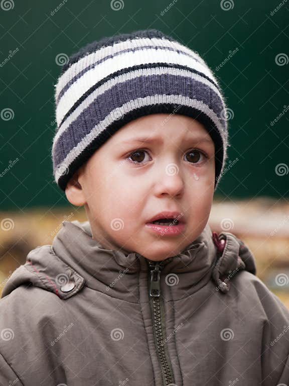Little child crying stock image. Image of lost, cute - 22093783