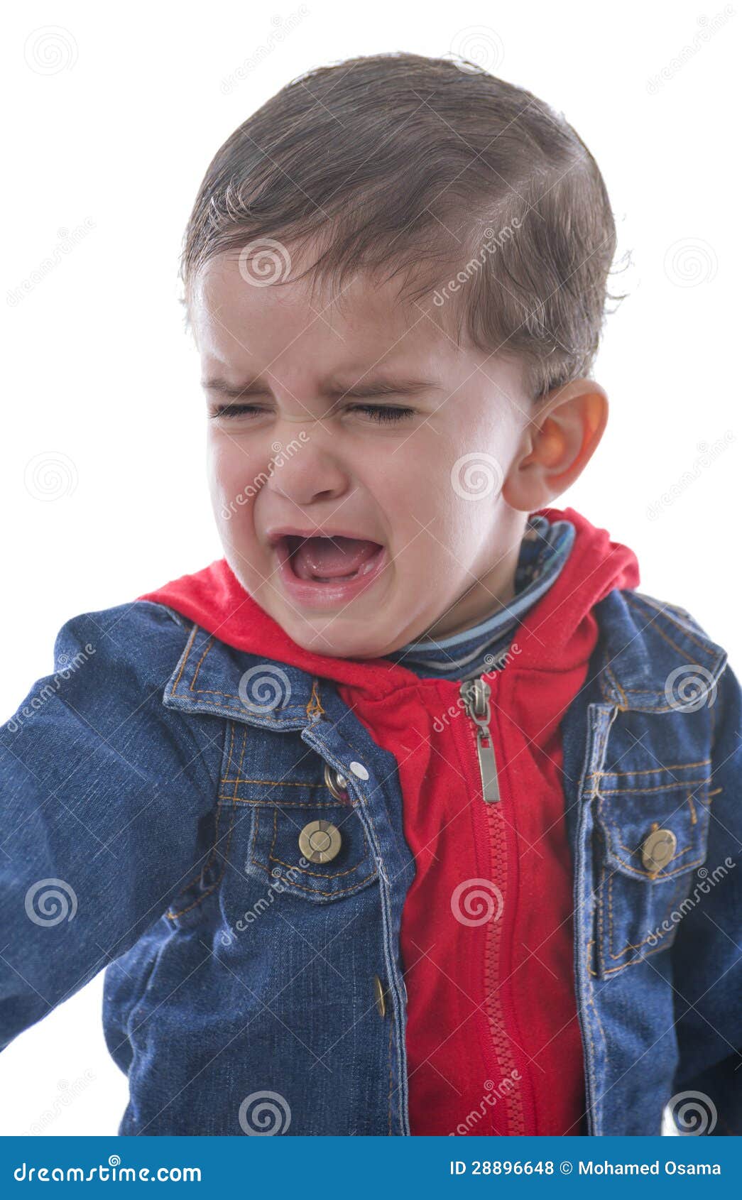 Little Child Crying stock photo. Image of active, pose - 28896648