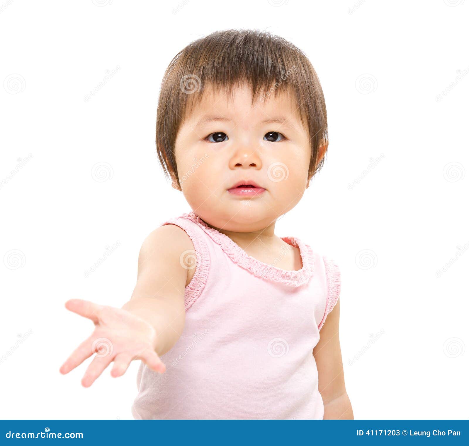 Little child give hand stock image. Image of happiness - 41171203
