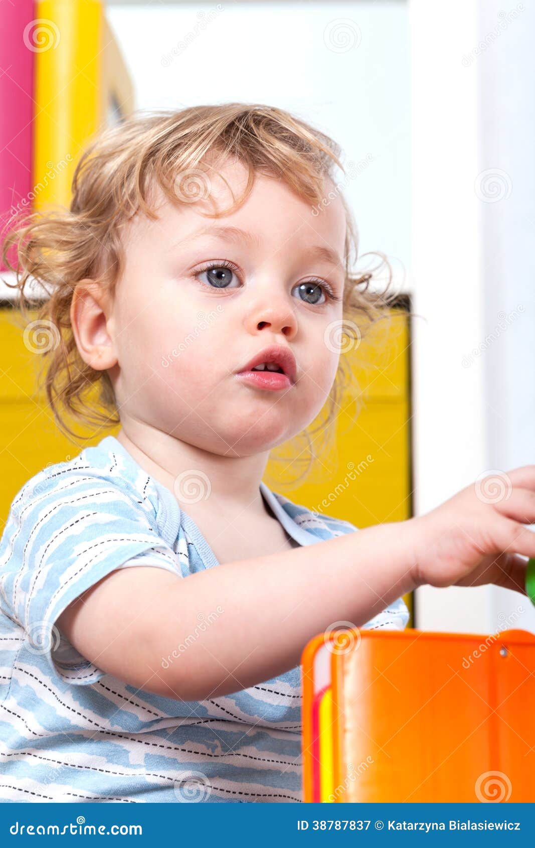 Little child having fun stock image. Image of indoor - 38787837