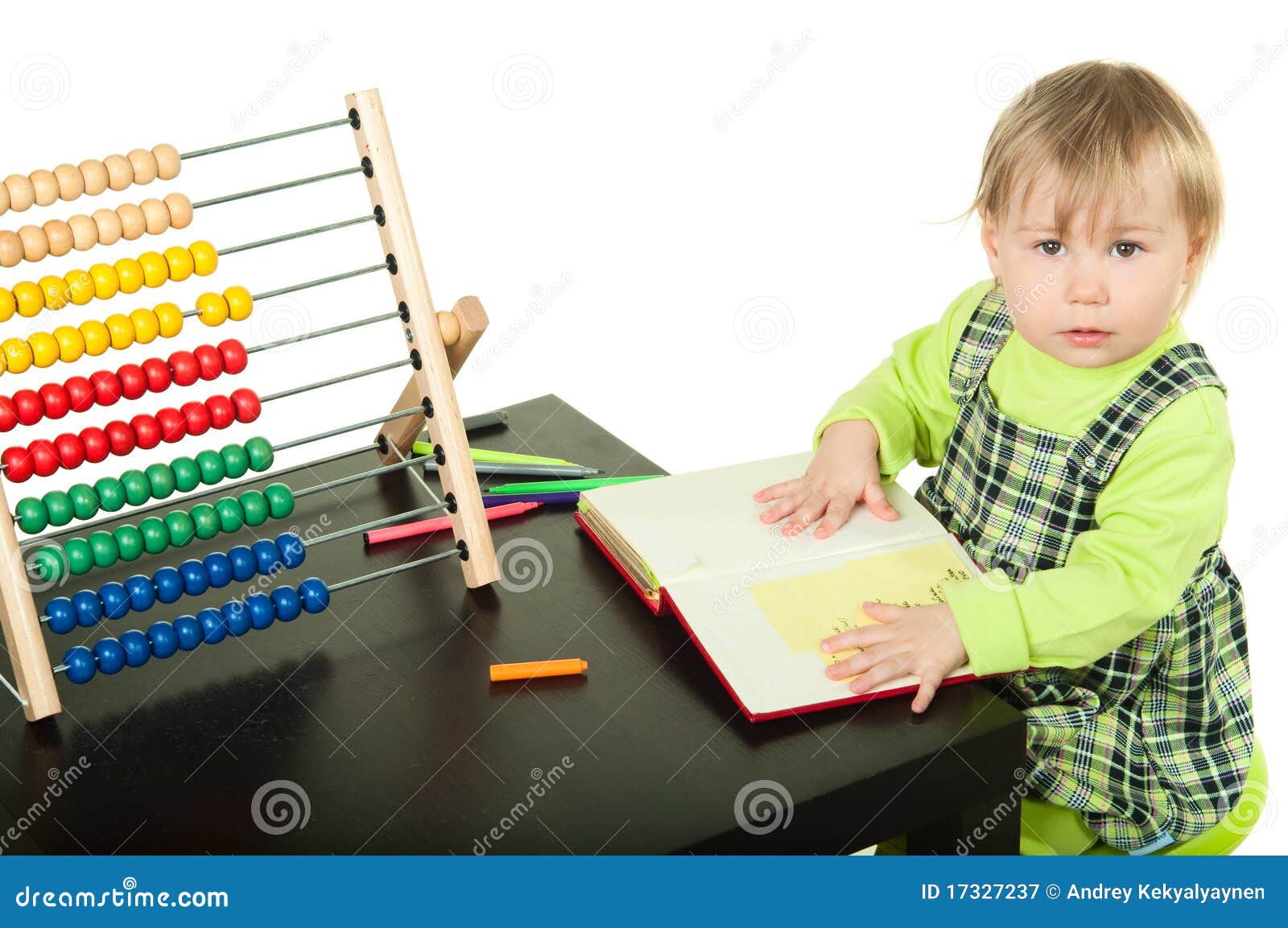 Little child learning stock image. Image of beautiful - 17327237
