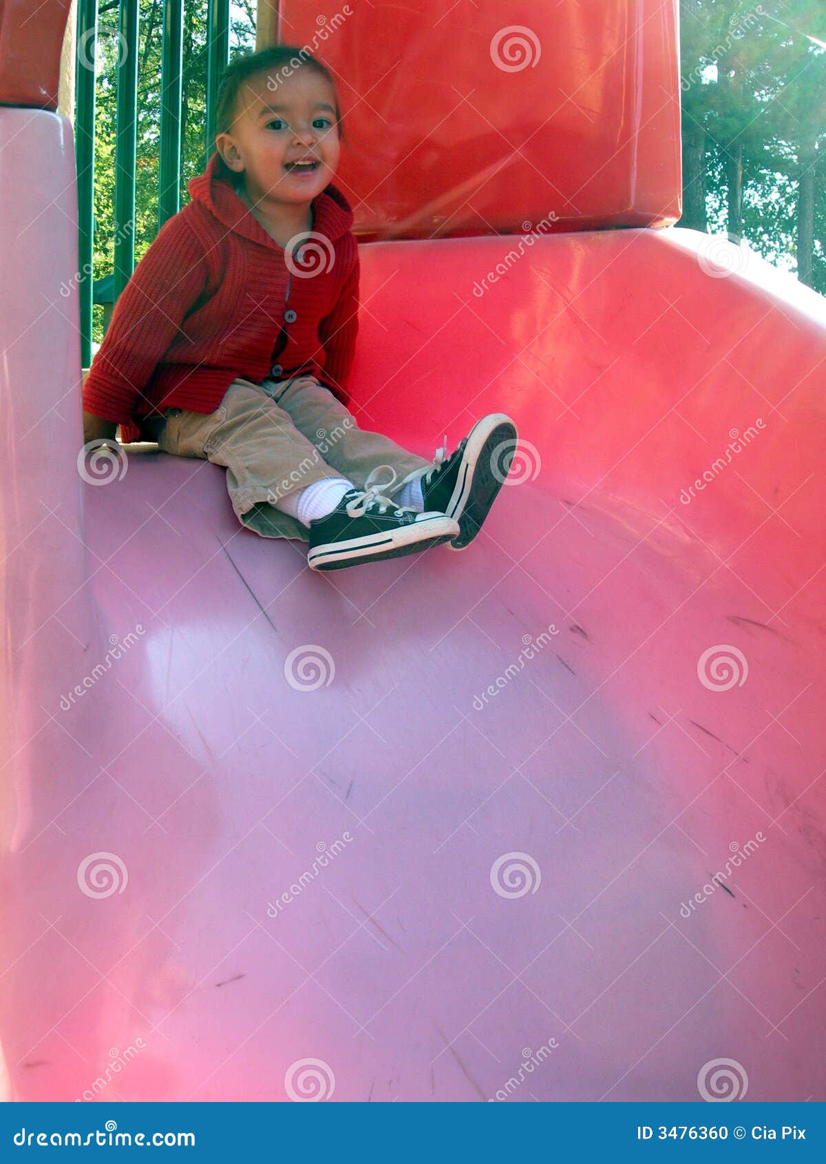 Little child on playground stock photo. Image of childhood - 3476360