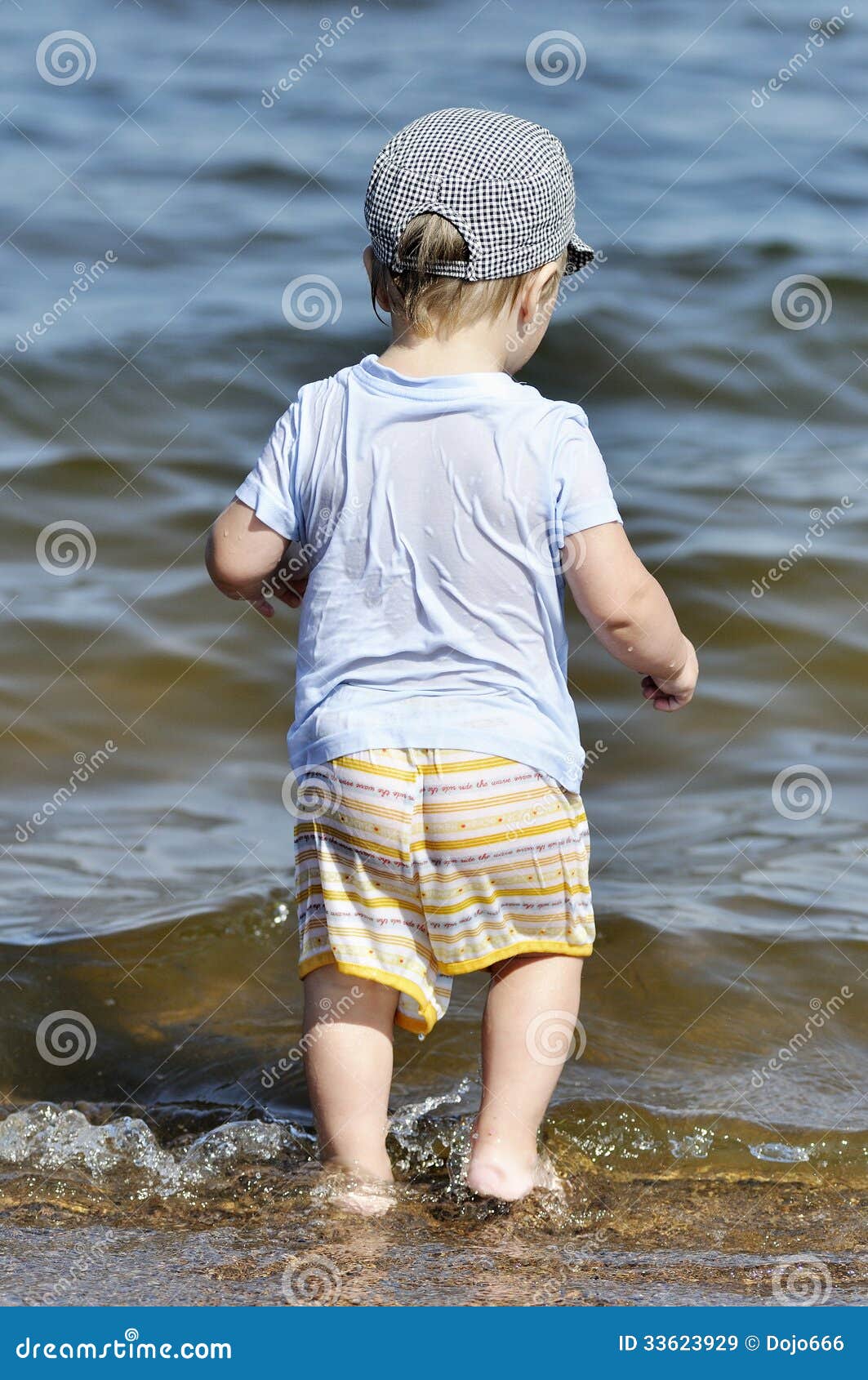 Little Child Wants To Enter into Water Stock Image - Image of portrait ... Little Child Wants To Enter into Water Stock Image - Image of portrait ...
