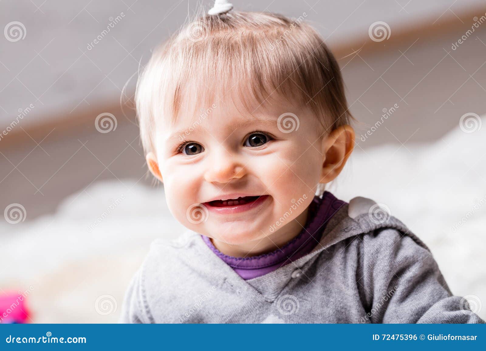 Little Children Looking at Something and Smiling Stock Photo - Image of ...