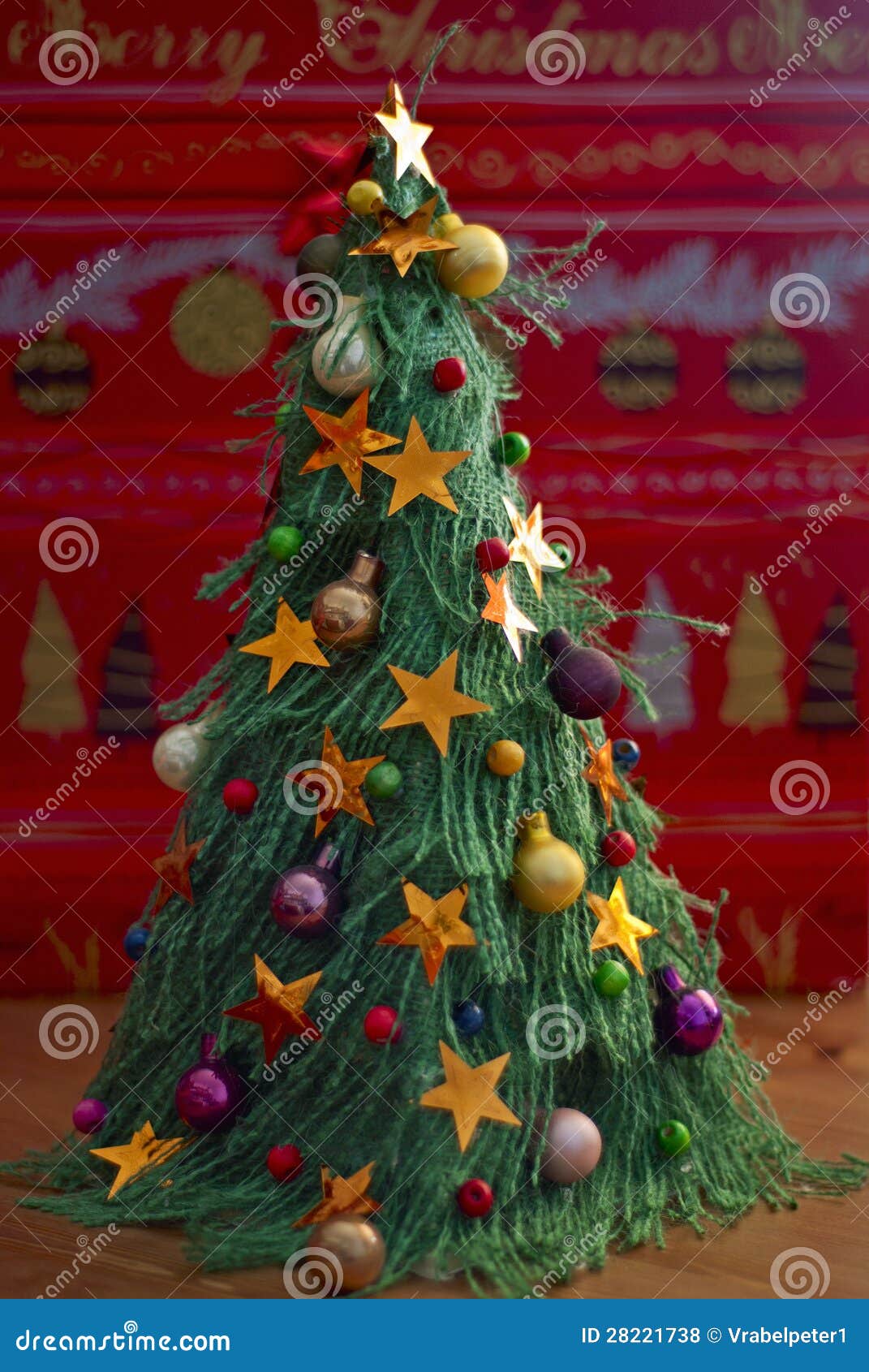 Little christmas tree stock photo. Image of ribbon, shiny - 28221738