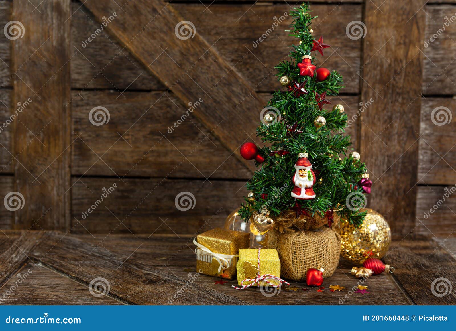 Little Christmas tree stock photo. Image of festive - 201660448