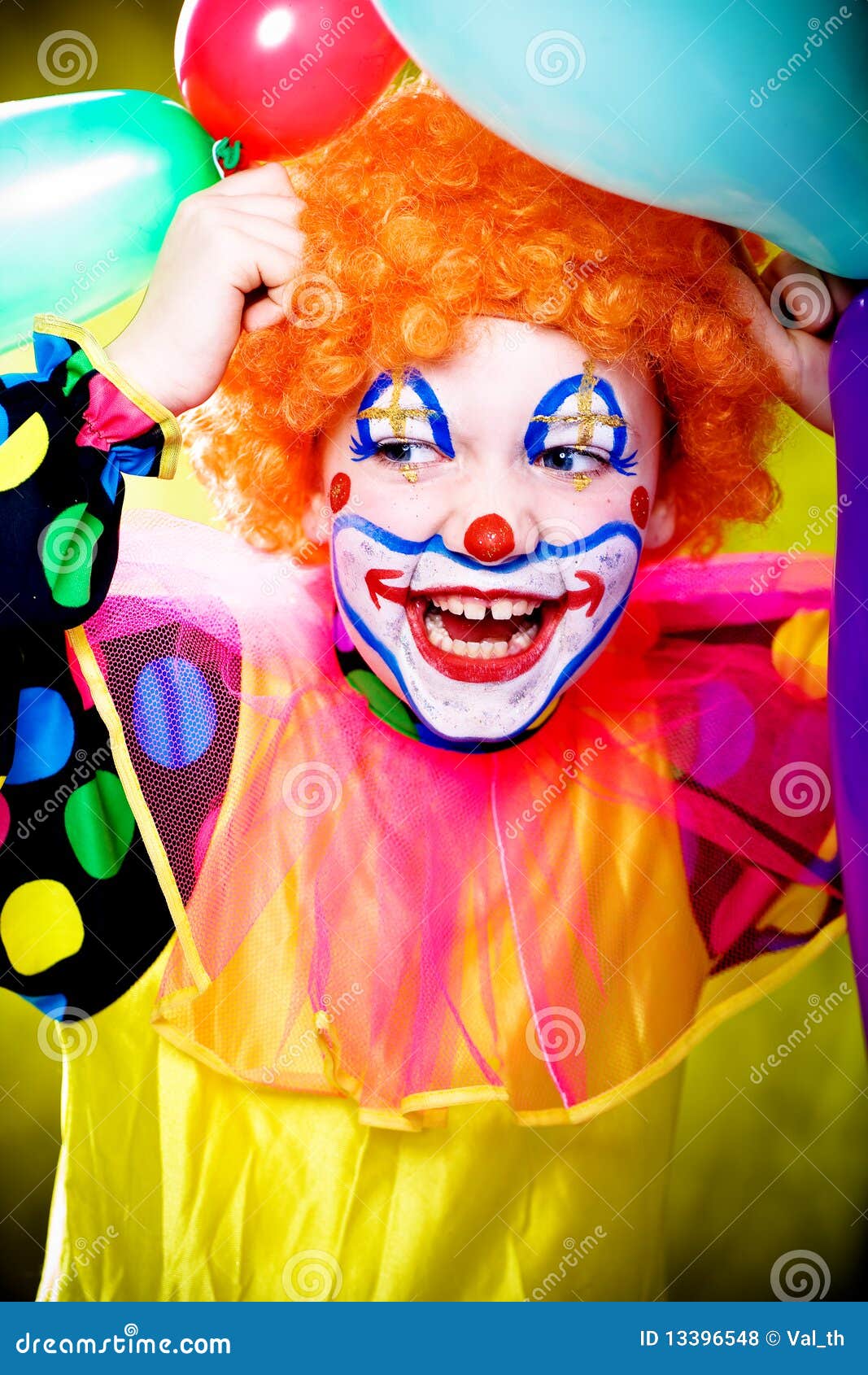 Little clown stock photo. Image of little, humor, child - 13396548