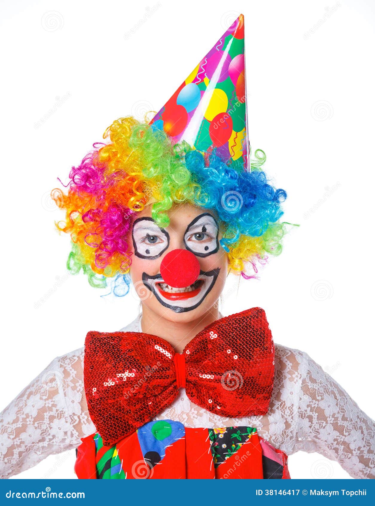Little clown stock image. Image of carnival, happiness - 38146417