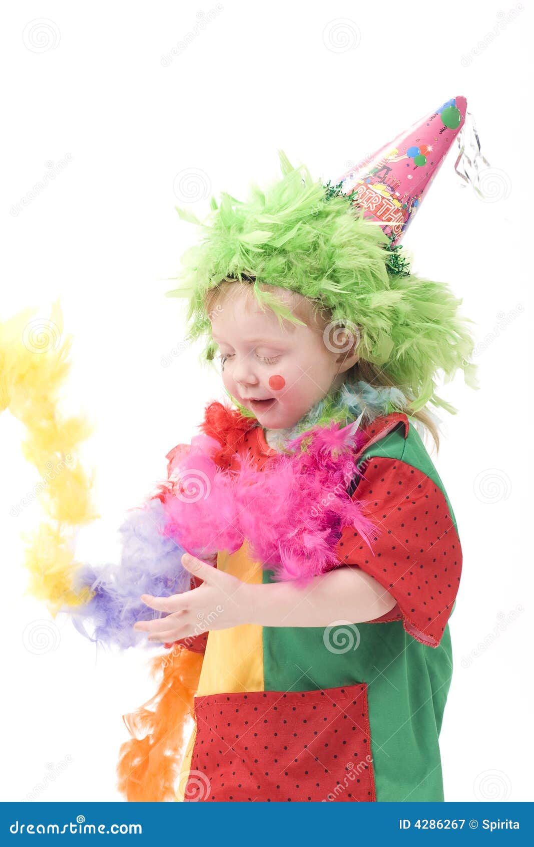 Little clown II stock image. Image of little, excitement - 4286267