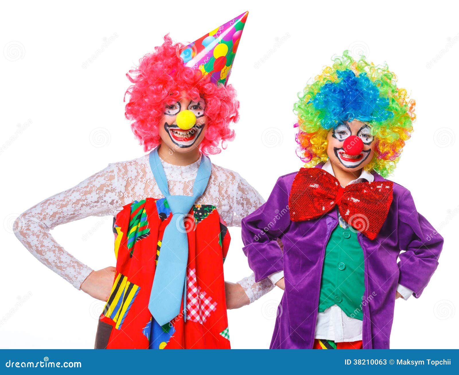 Little clowns stock image. Image of colorful, carnival - 38210063