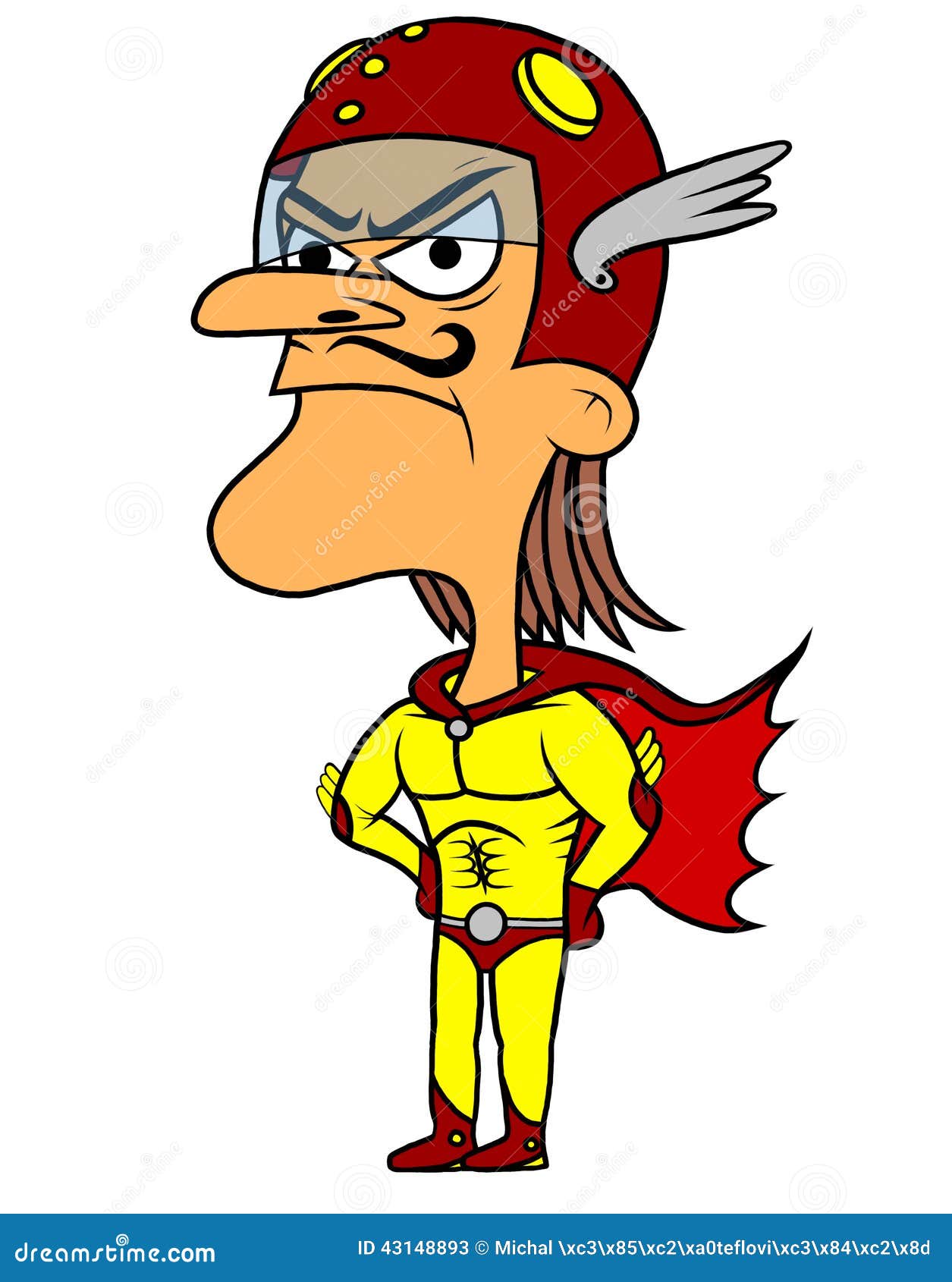 Little Comics Hero (no Vector) Stock Illustration - Illustration of ...