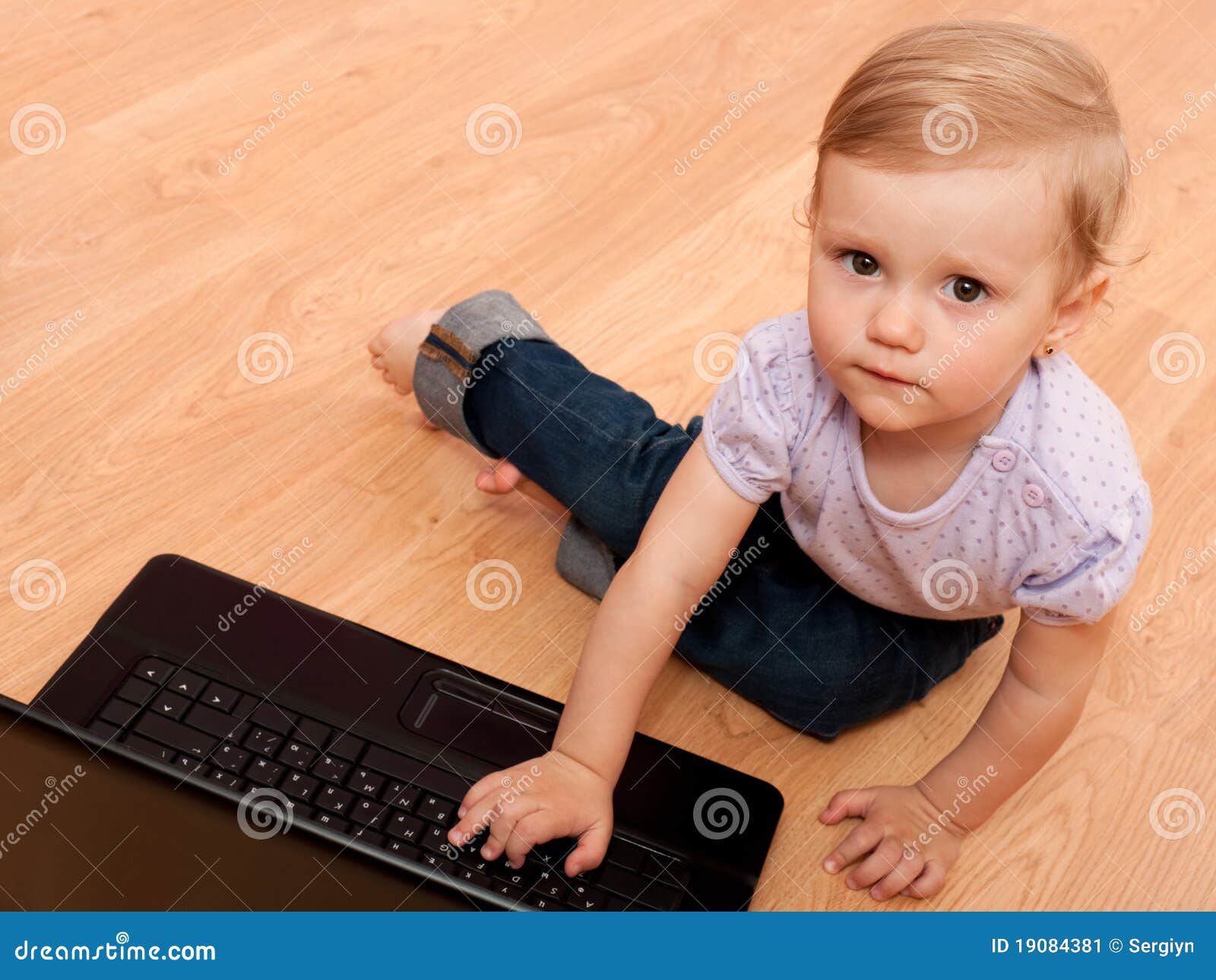 Little computer user stock image. Image of learning, discovering - 19084381