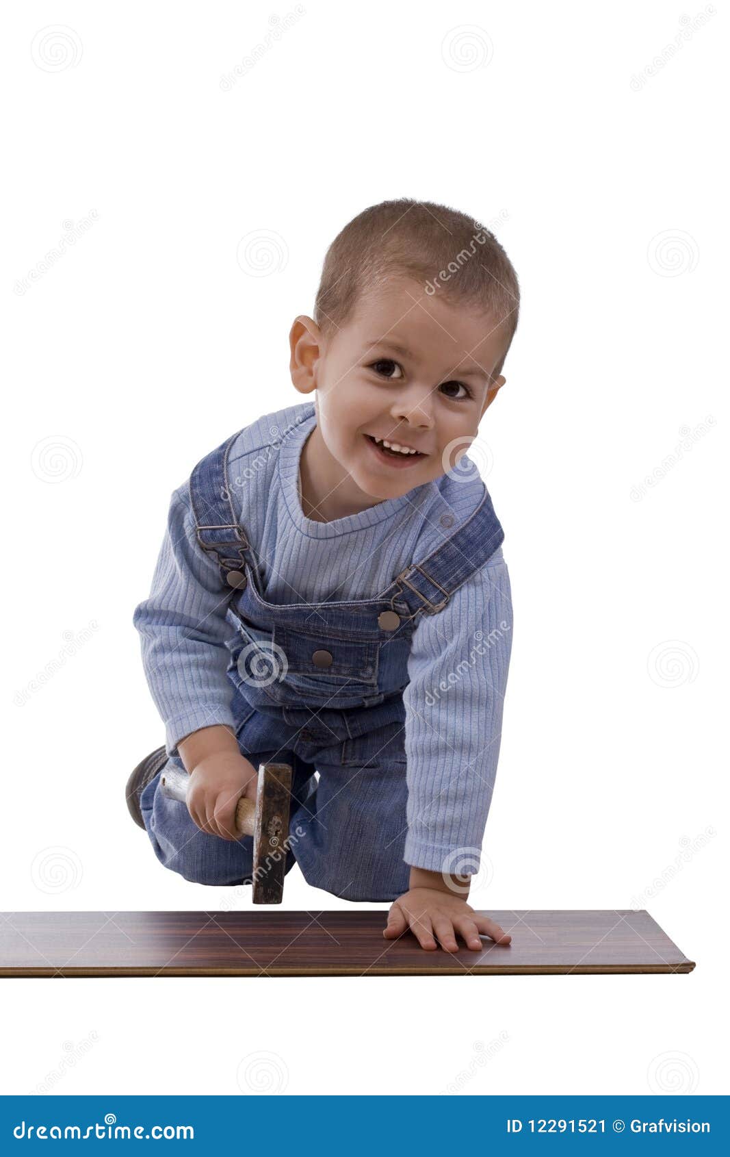 Little construction boy stock image. Image of baby, improvement - 12291521