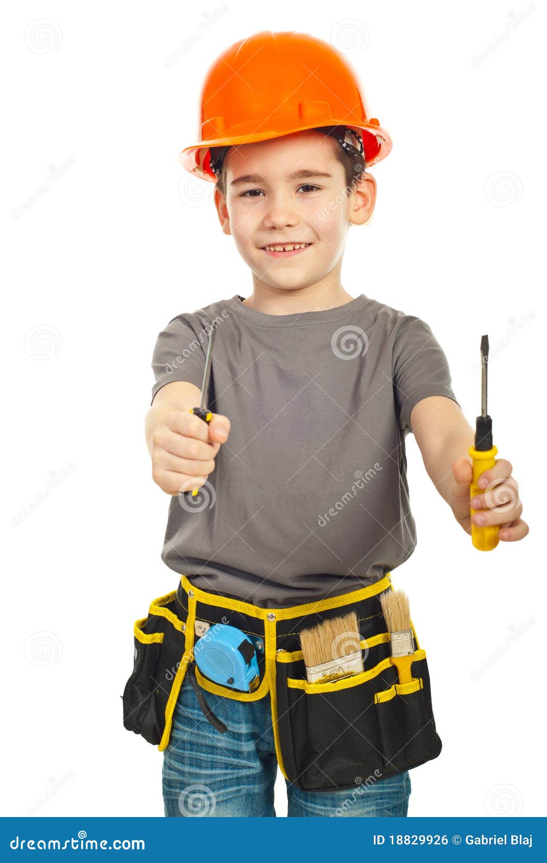 Little Boy And Constructor Blocks Stock Photo | CartoonDealer.com #31123350