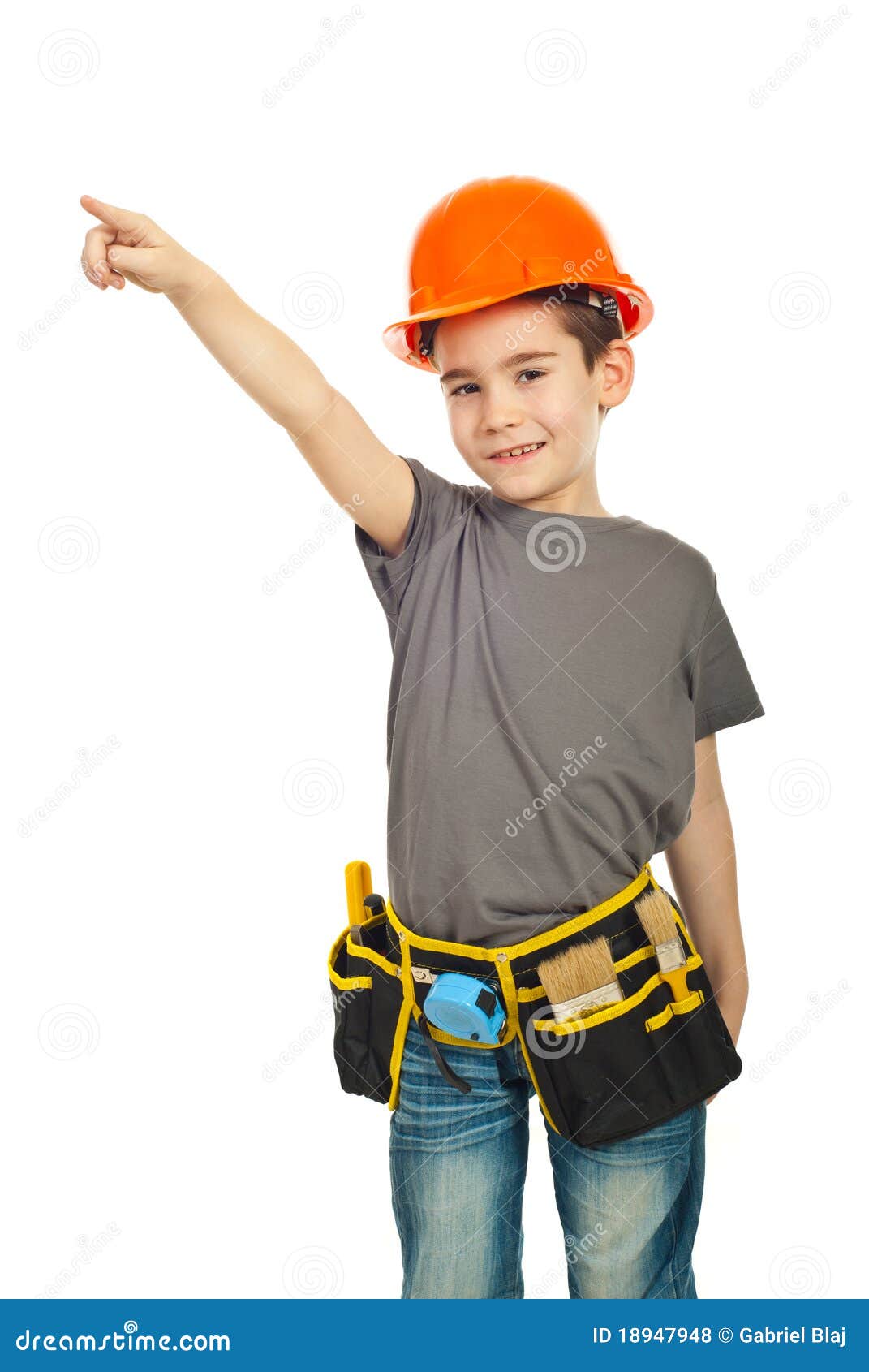 Little Boy And Constructor Blocks Stock Photo | CartoonDealer.com #31123350