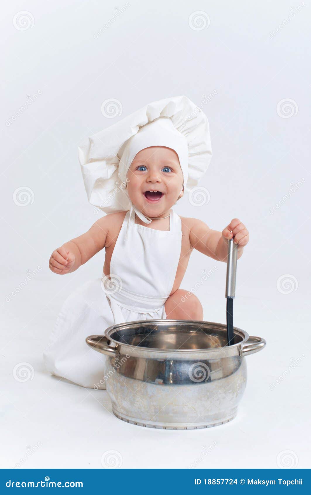 Little cook. stock photo. Image of baby, healthy, food - 18857724