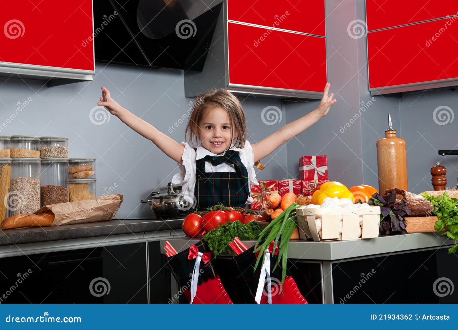 Little cook stock photo. Image of cook, christmas, traditional - 21934362
