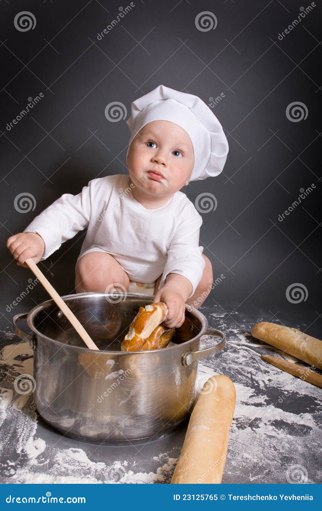 Little cook stock image. Image of kids, construction - 23125765