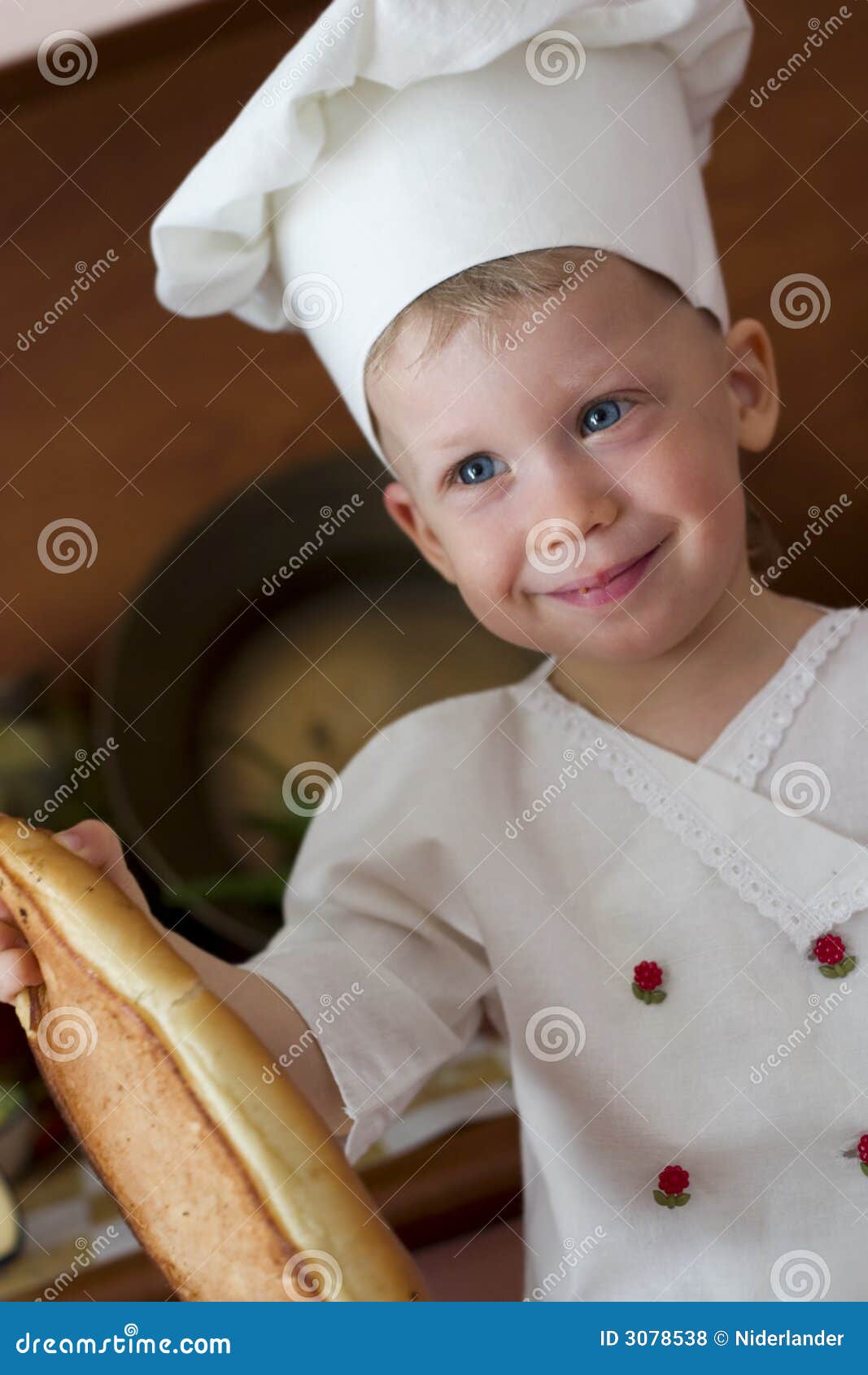 Little cook stock photo. Image of small, children, baked - 3078538