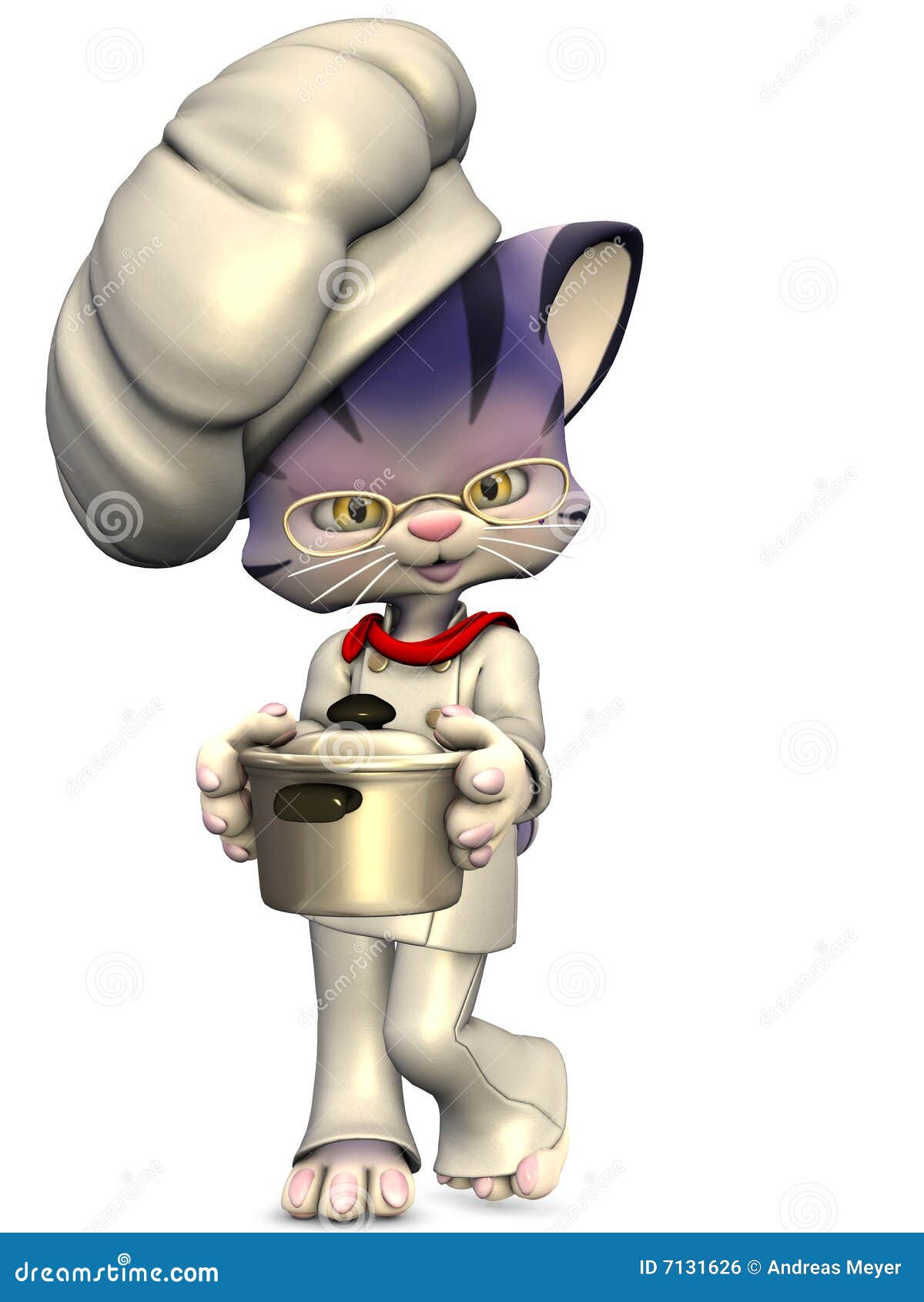 Little Cook - Toon Figure stock illustration. Illustration of digital ...