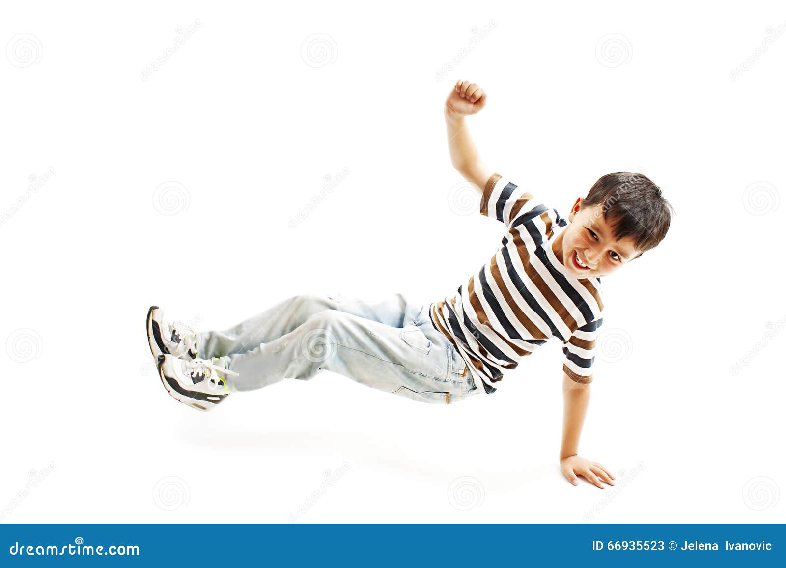 Little Cool Hip-hop Boy in Dance Stock Image - Image of caucasian ...