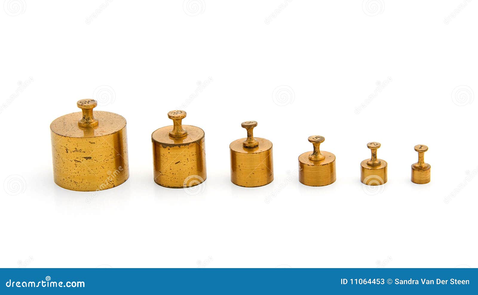 Little copper weights stock image. Image of balance, measure - 11064453