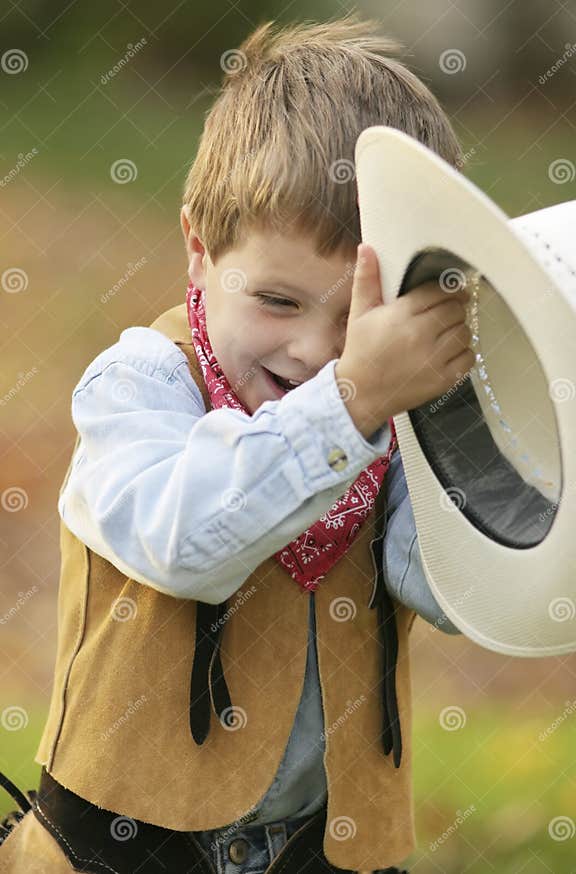 Little cowboy stock image. Image of ranch, country, child - 655129