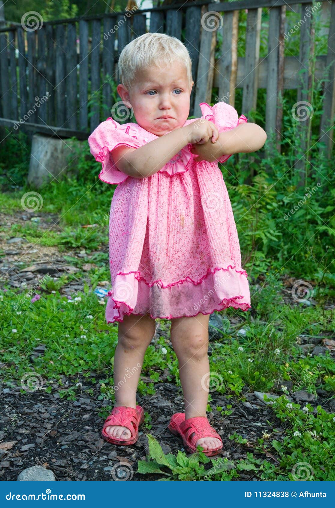 Little Boy Is Crying And Pointing His Fingers Forward Asking To Give ...