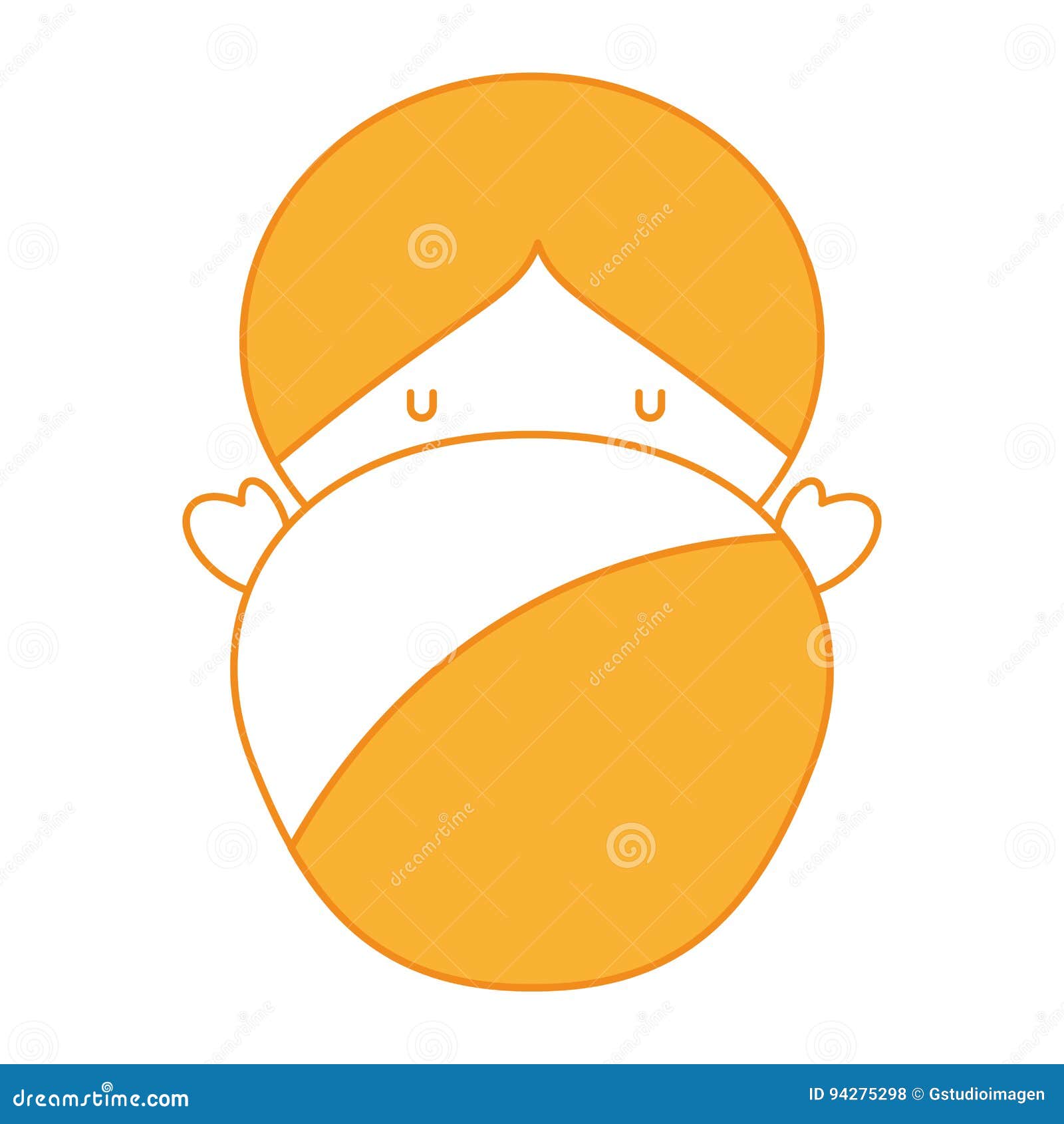 Little cute baby icon stock vector. Illustration of feeling - 94275298