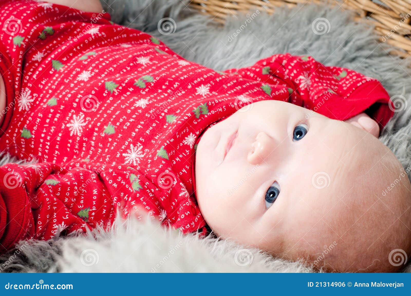 Little cute baby in red stock photo. Image of child, beautiful - 21314906