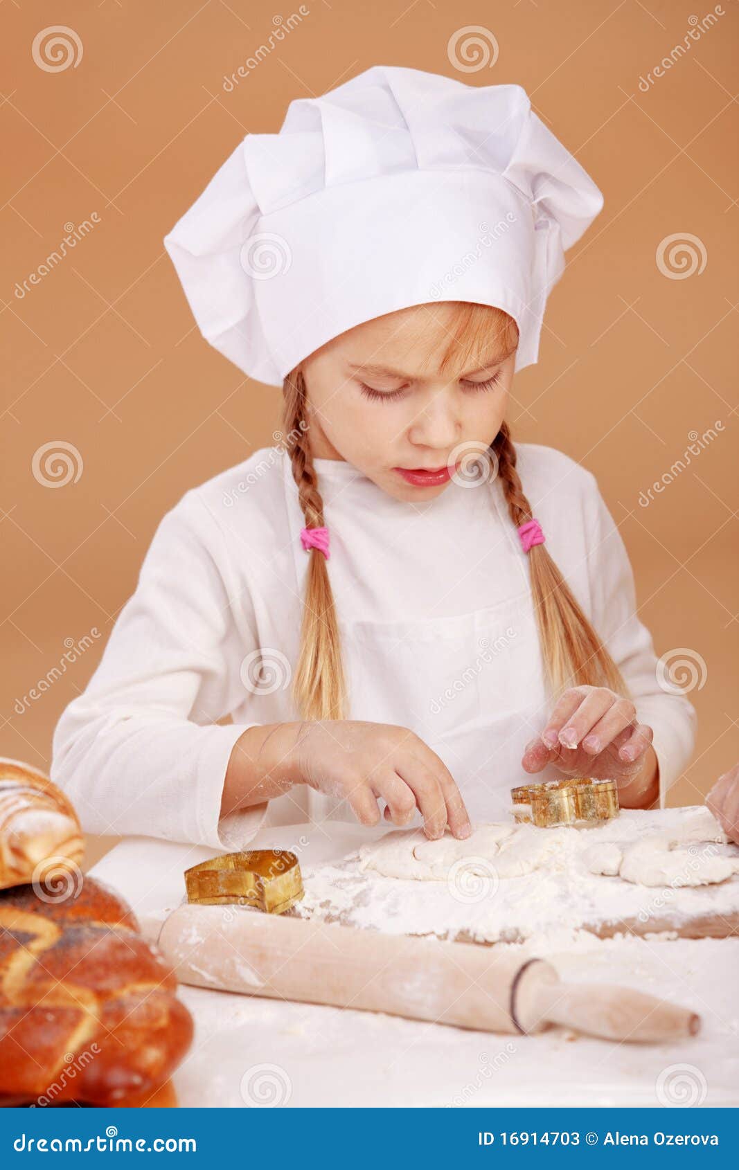 Little cute baker stock image. Image of elementary, baker - 16914703