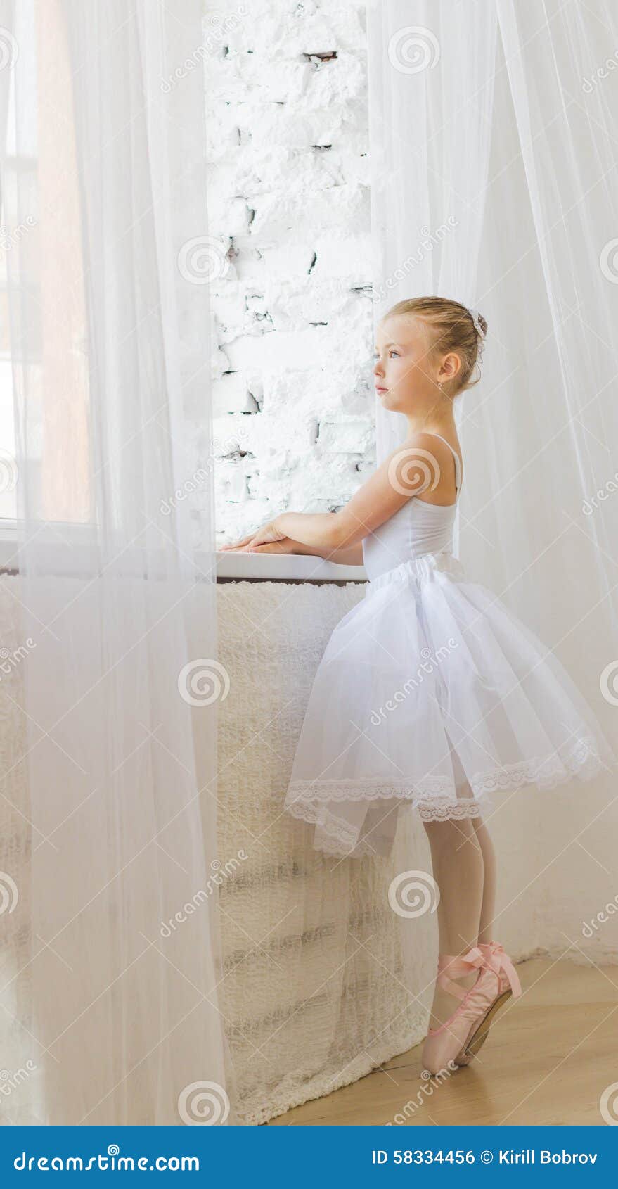 Little Cute Ballerina. Ballet Stock Photo - Image of bright, ballet ...