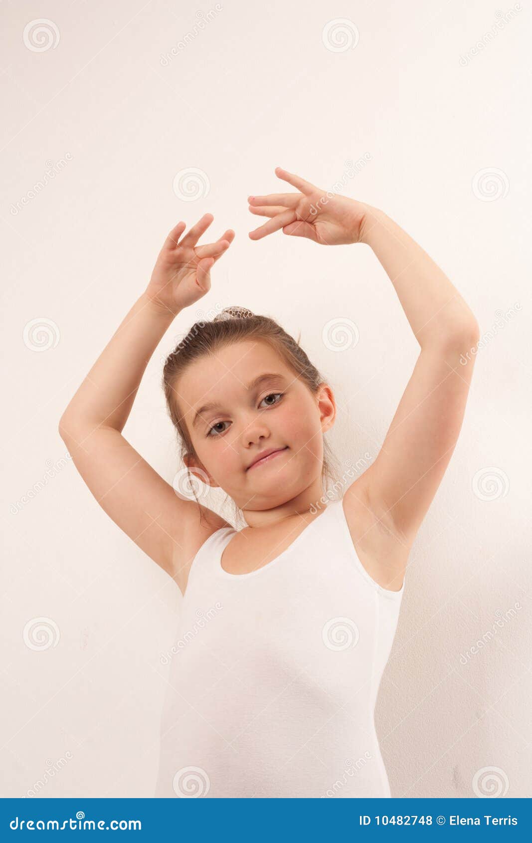 Little Cute Ballet Dancer Smiling at the Camera 9 Stock Photo - Image ...