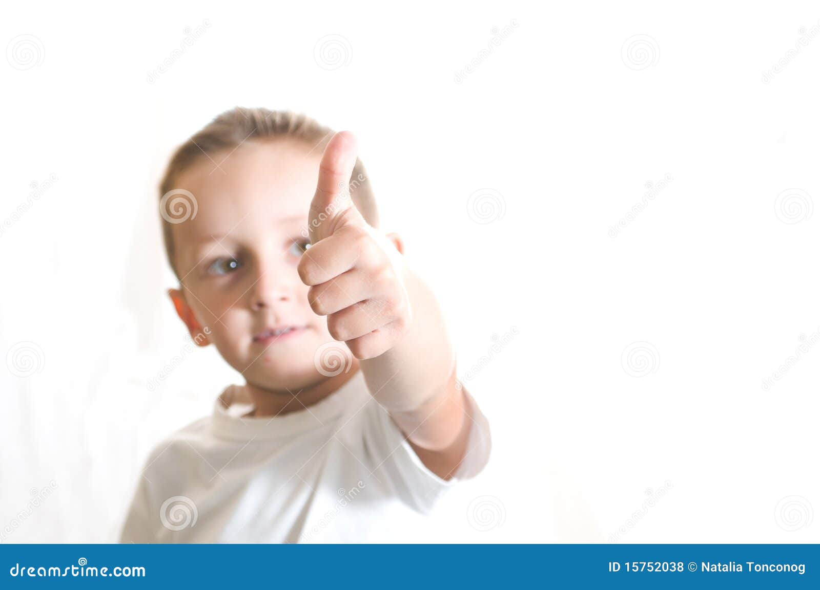 Little Cute Boy Giving Ok 2 Stock Photo - Image of positive, idea: 15752038