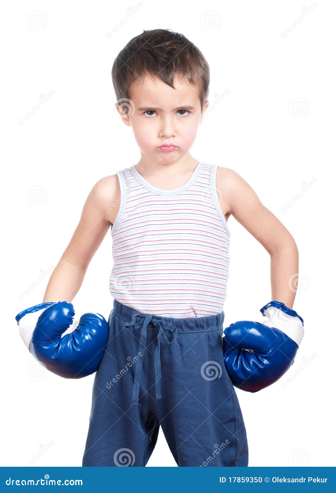 Little dangerous boxer stock photo. Image of waist, attack - 17859350