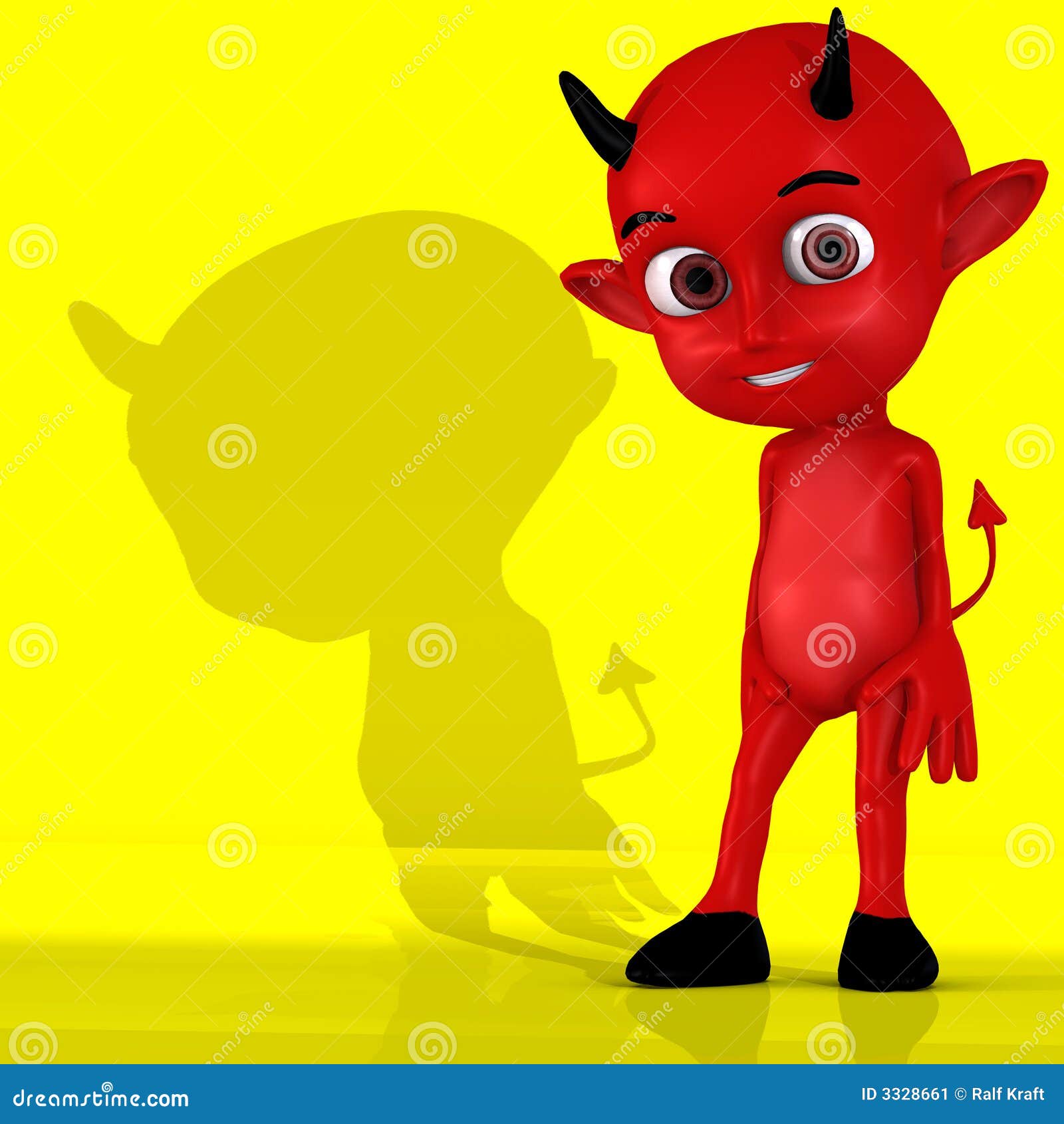 Little Devil #01 stock illustration. Illustration of 3dlipartsde - 3328661
