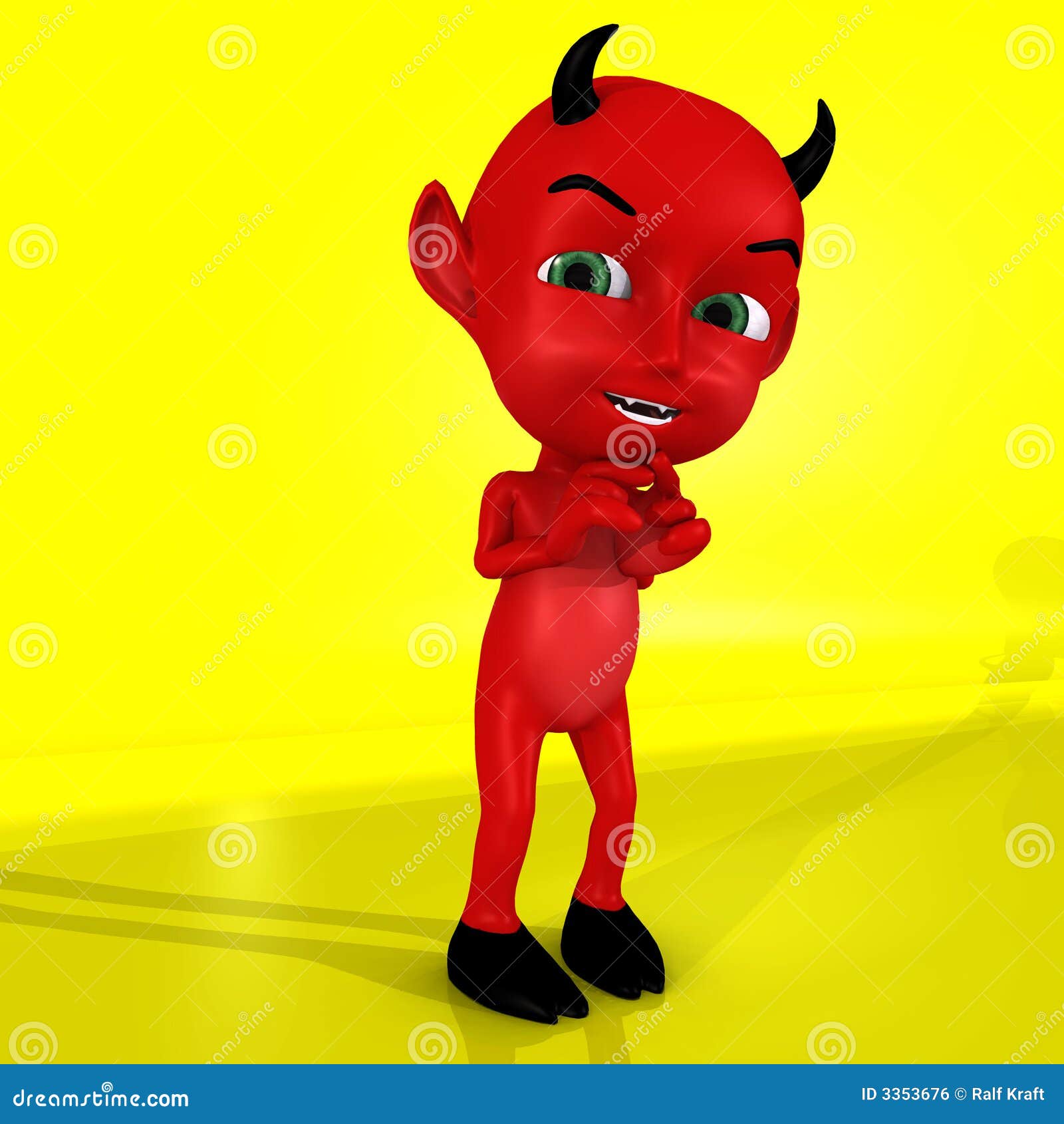 Little Devil #06 stock illustration. Image of computer - 3353676