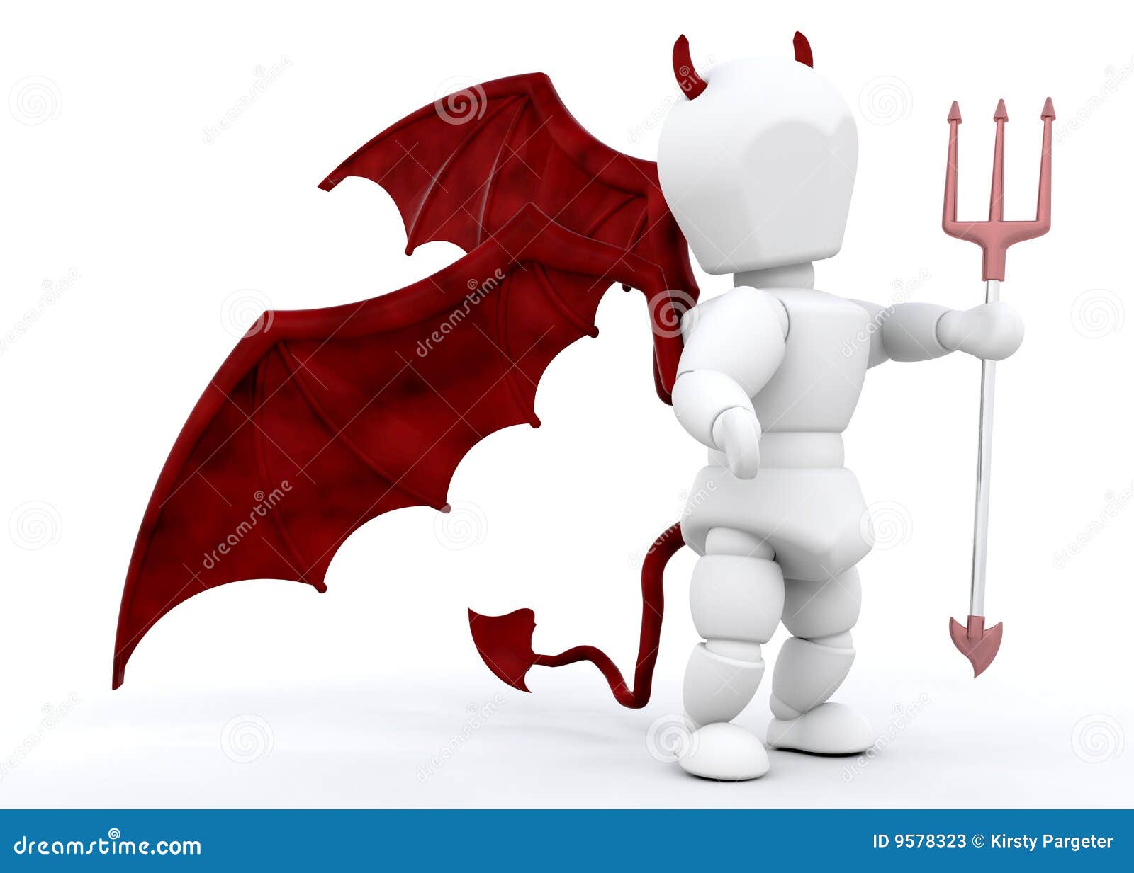 Little devil stock illustration. Illustration of tyrant - 9578323