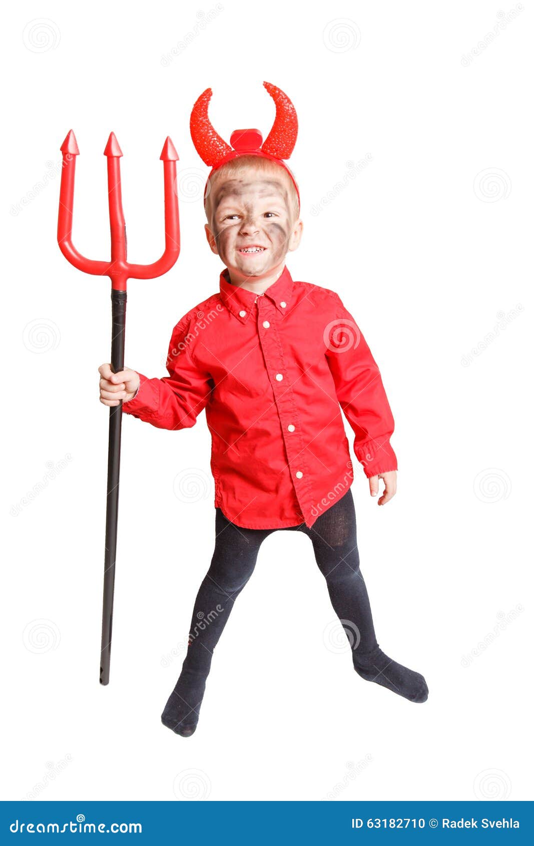 Little devil. stock photo. Image of holiday, demon, expression - 63182710