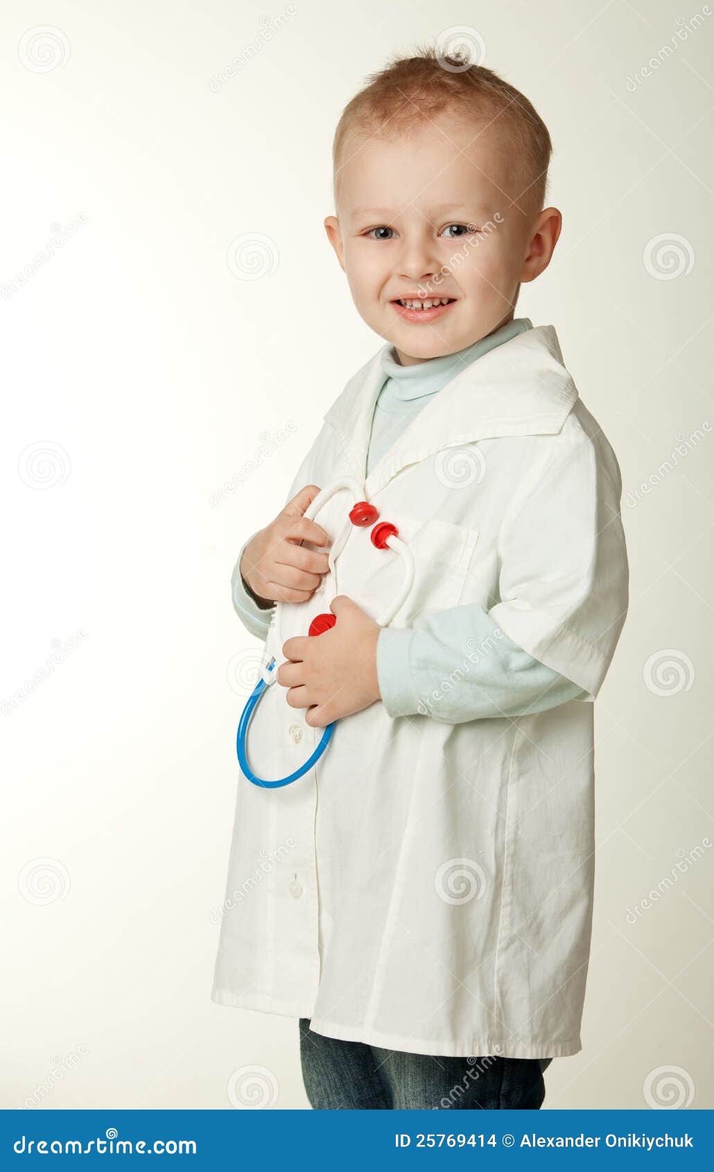 Little doctor stock photo. Image of stethoscope, pediatrician - 25769414