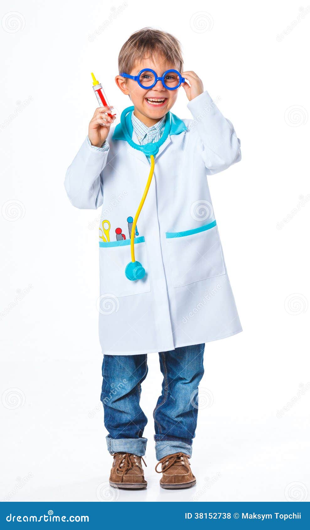 Little doctor. stock photo. Image of hare, childhood - 38152738