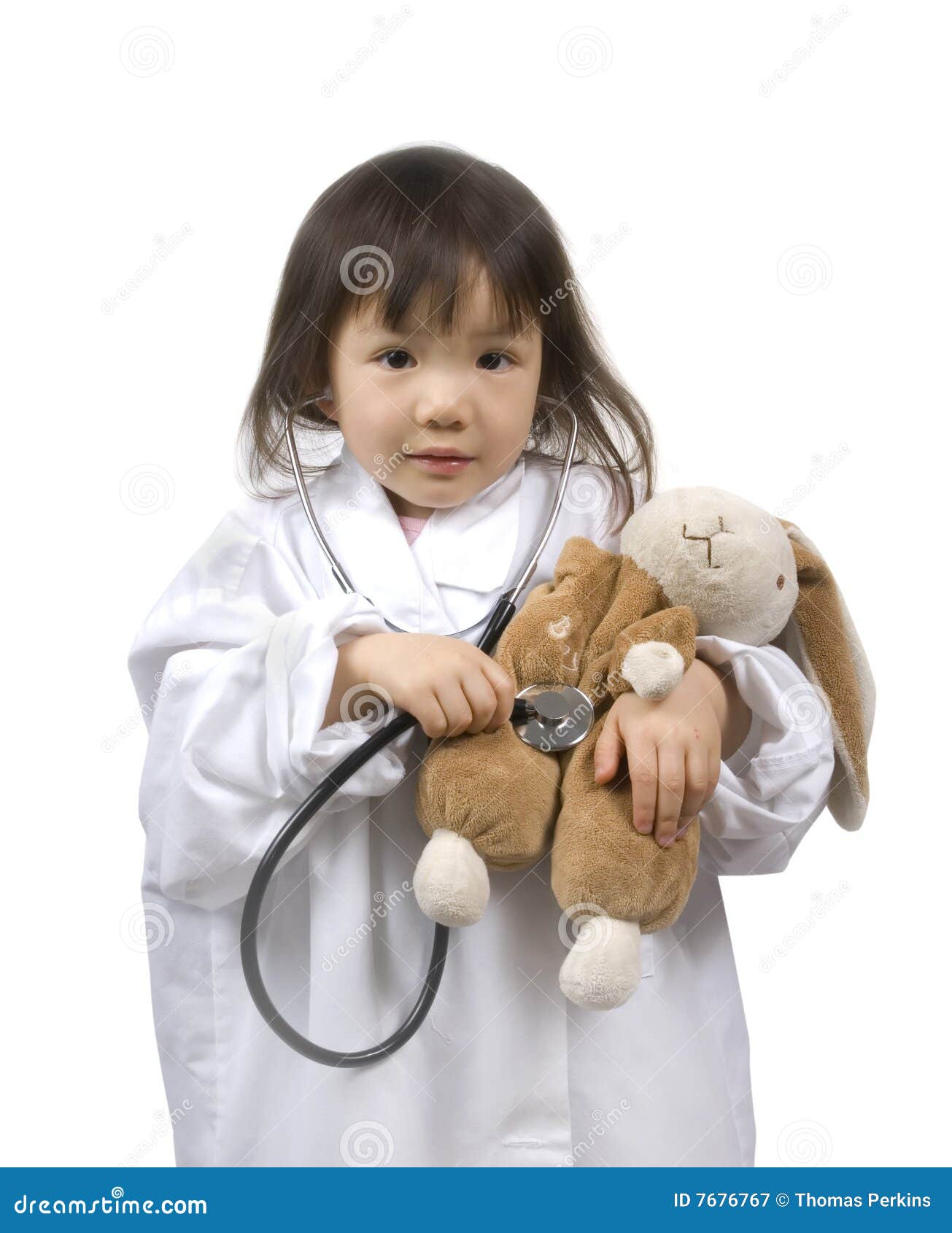 Little Doctor stock image. Image of healthcare, girl, medicine - 7676767