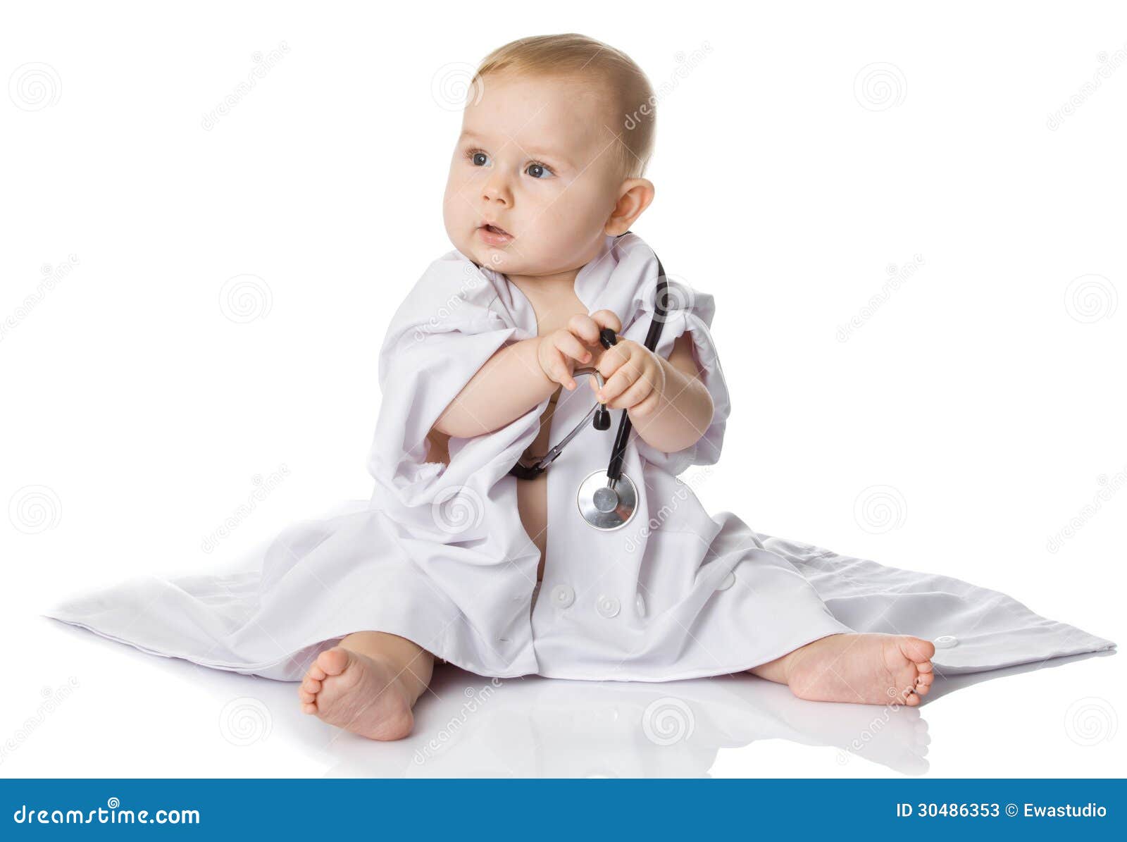 Little doctor stock image. Image of heartbeat, infant - 30486353