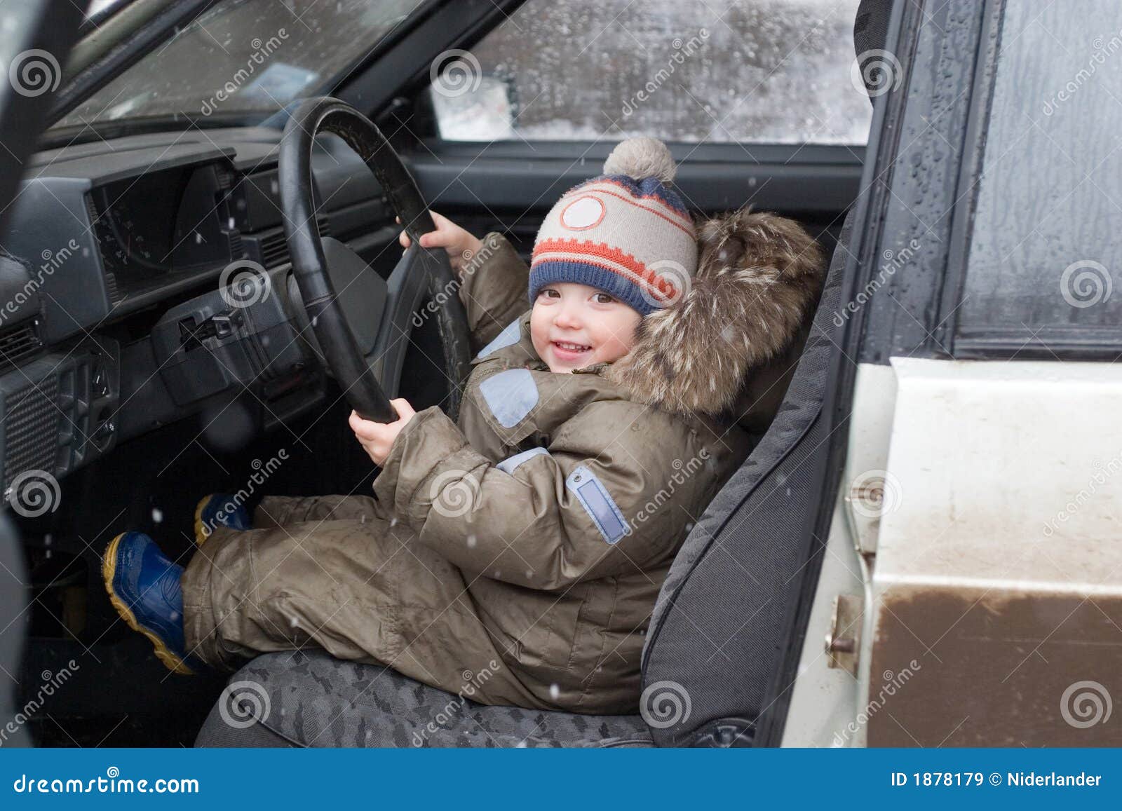 Little driver stock image. Image of learning, sitting - 1878179