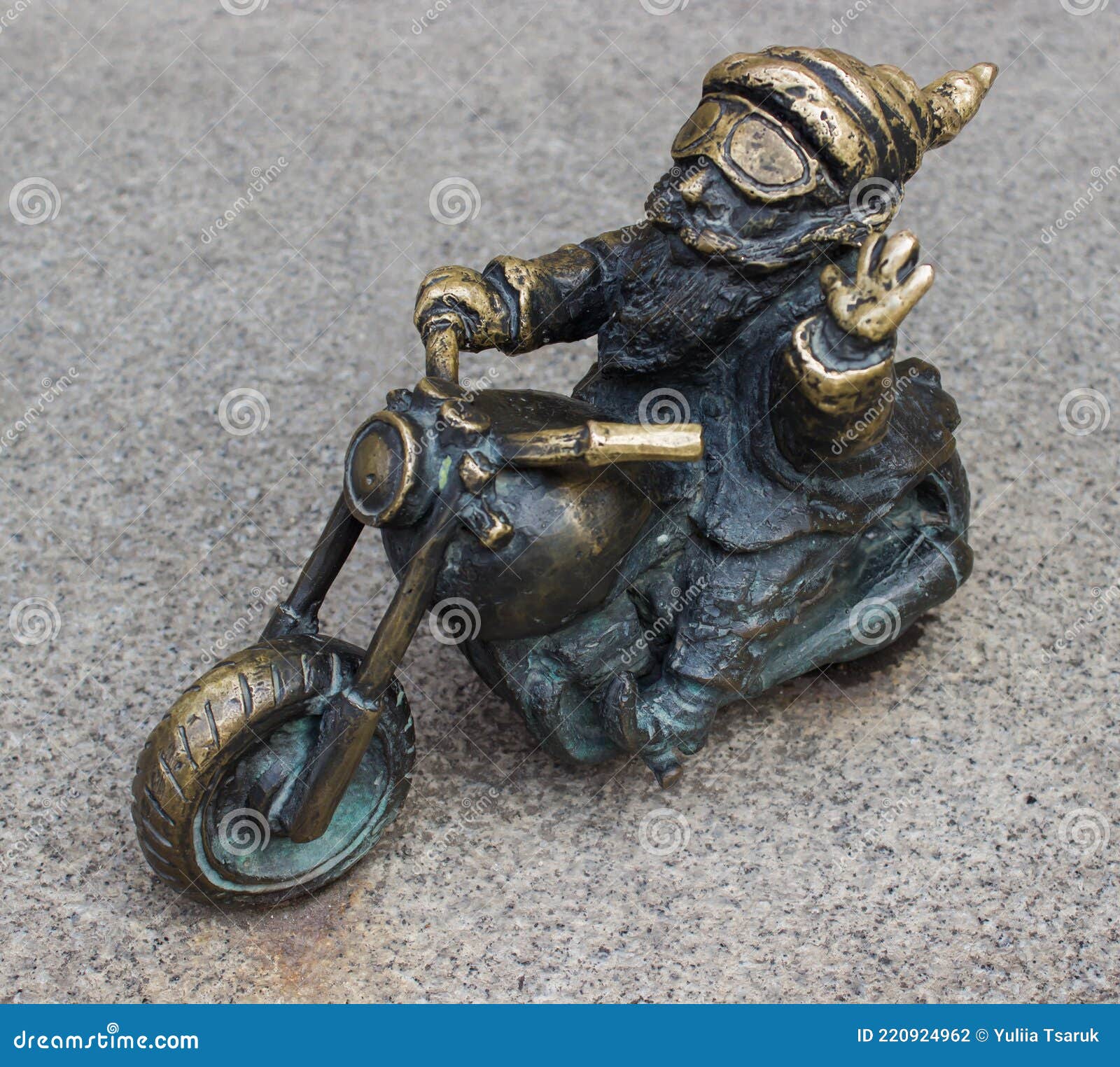 Little dwarf biker. editorial photography. Image of jewellery - 220924962