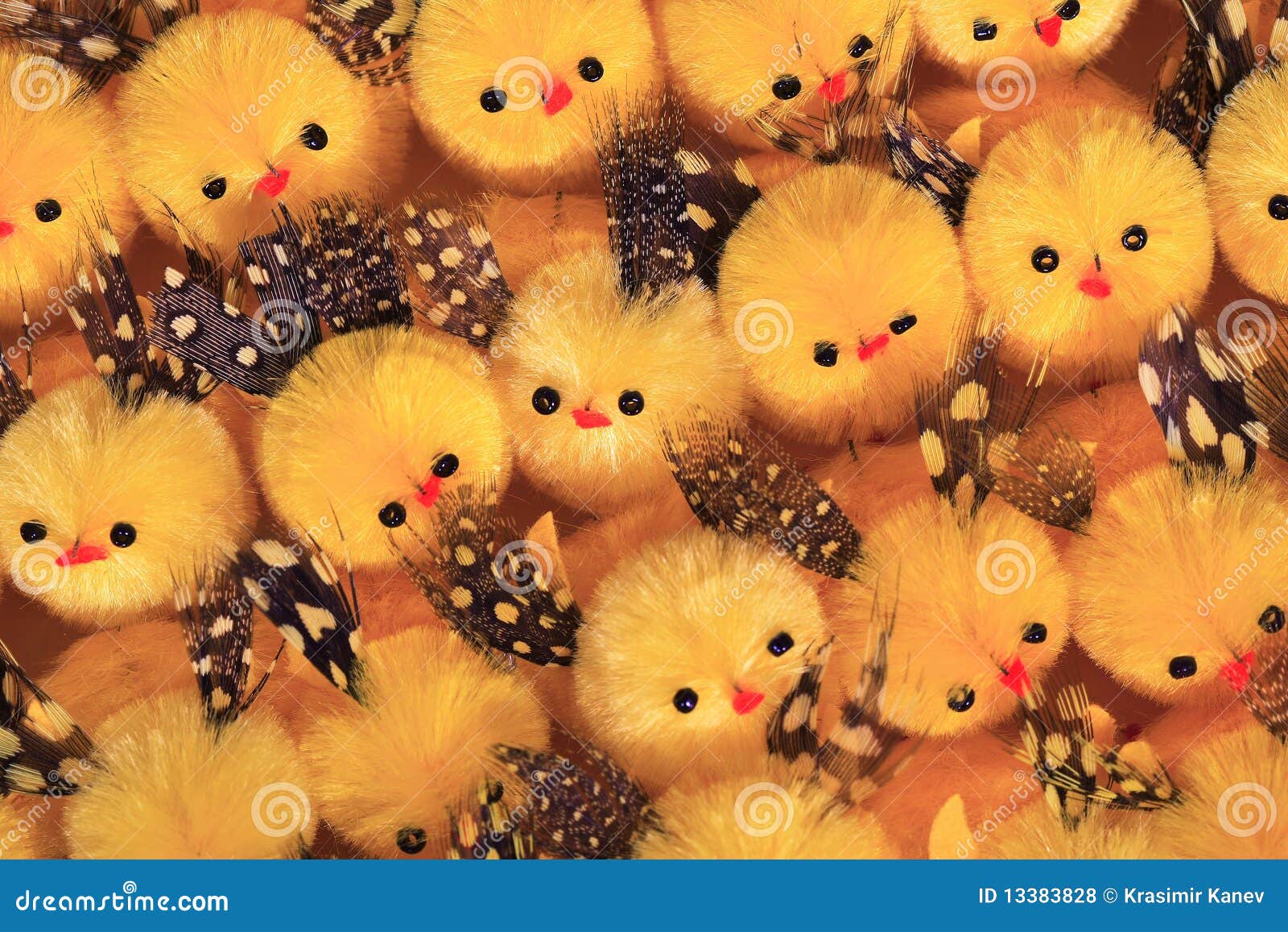 Little Easter chicks stock photo. Image of mascot, holiday - 13383828