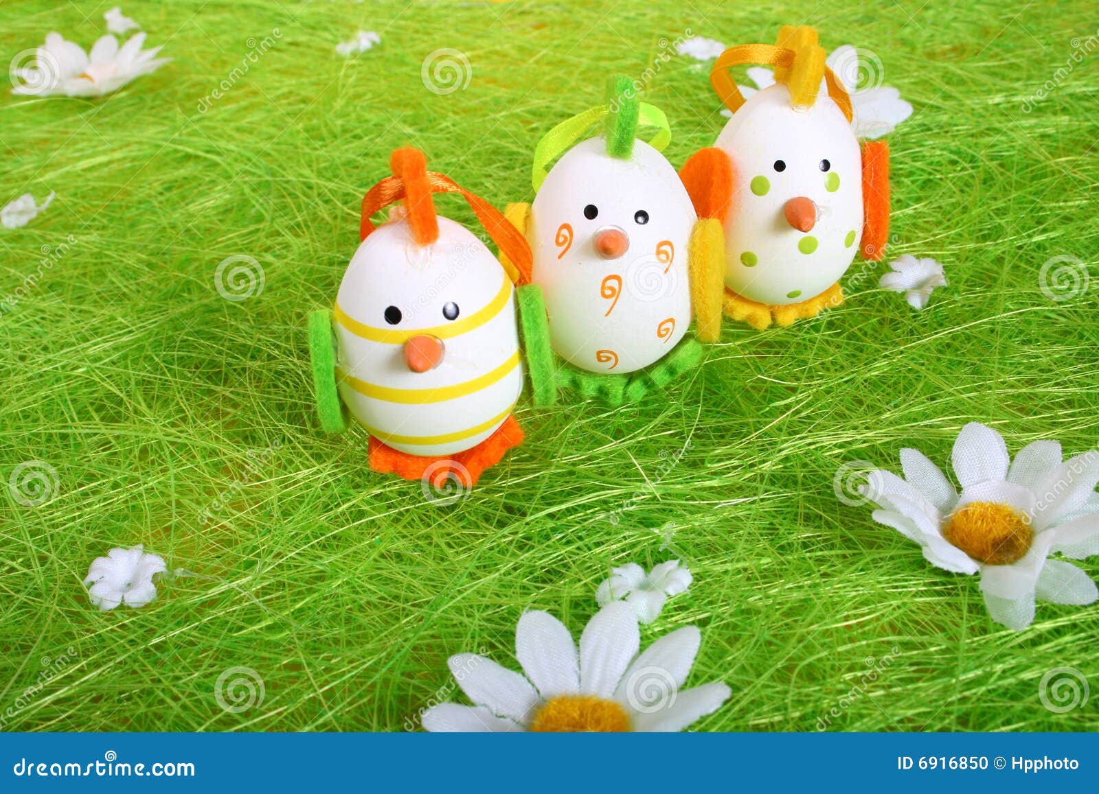 Little Easter chicks stock photo. Image of life, green - 6916850