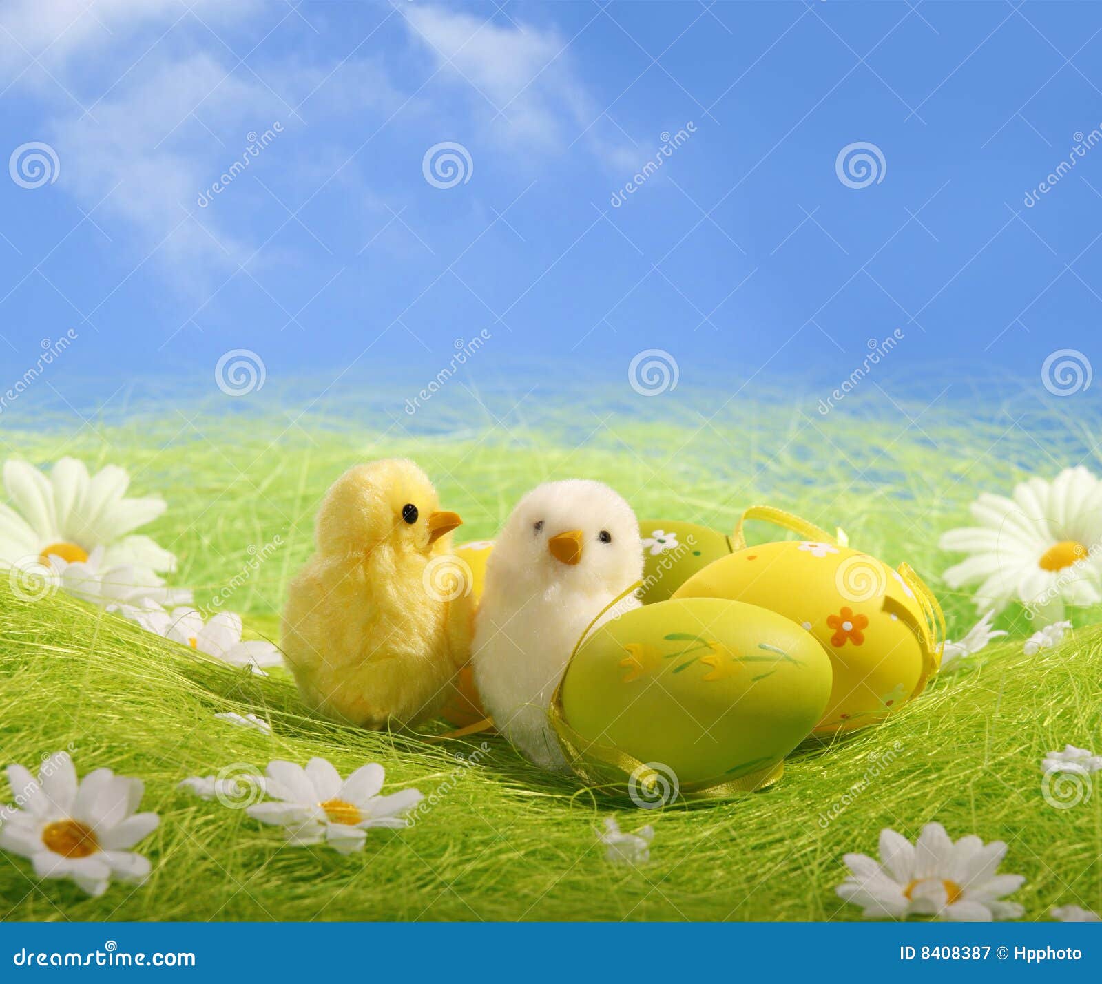 Little Easter chicks stock image. Image of easter, decorative - 8408387